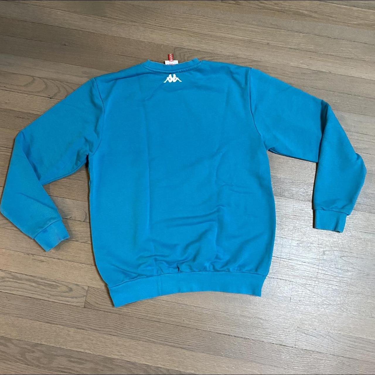 KAPPA Crewneck Heavy Material Drop Shoulders Worn A... - Depop