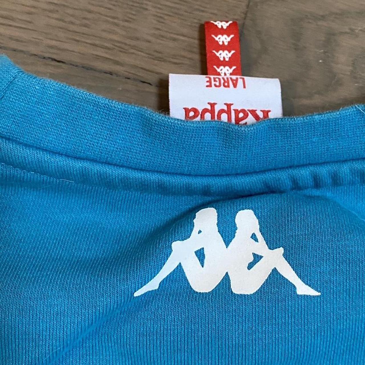 KAPPA Crewneck Heavy Material Drop Shoulders Worn A... - Depop