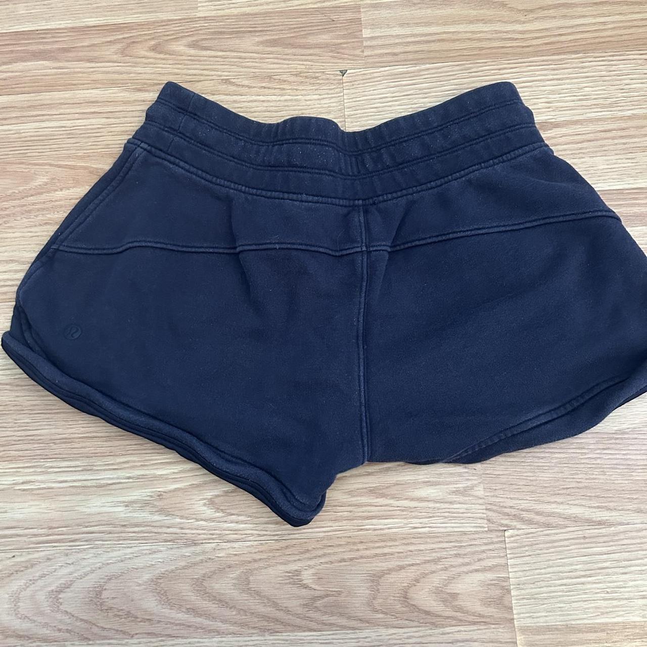 Lululemon size 6 navy blue shorts - Depop