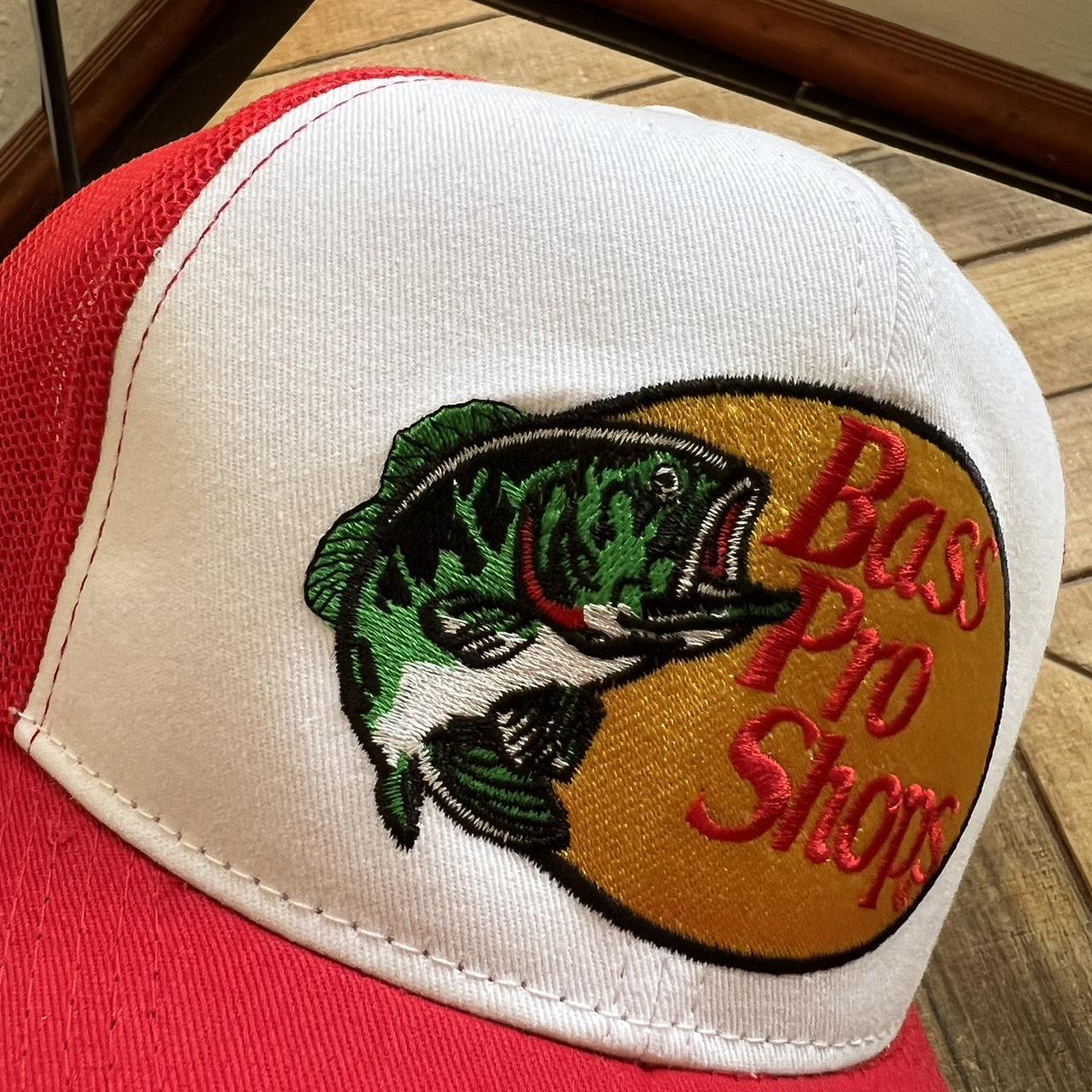 Bass pro shops trucker hat embroided logo - Depop