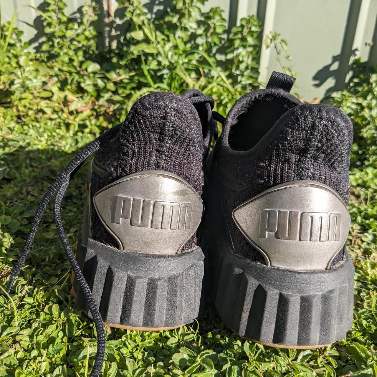 Black puma defy runners sneakers trainers uk6.5 us9... - Depop