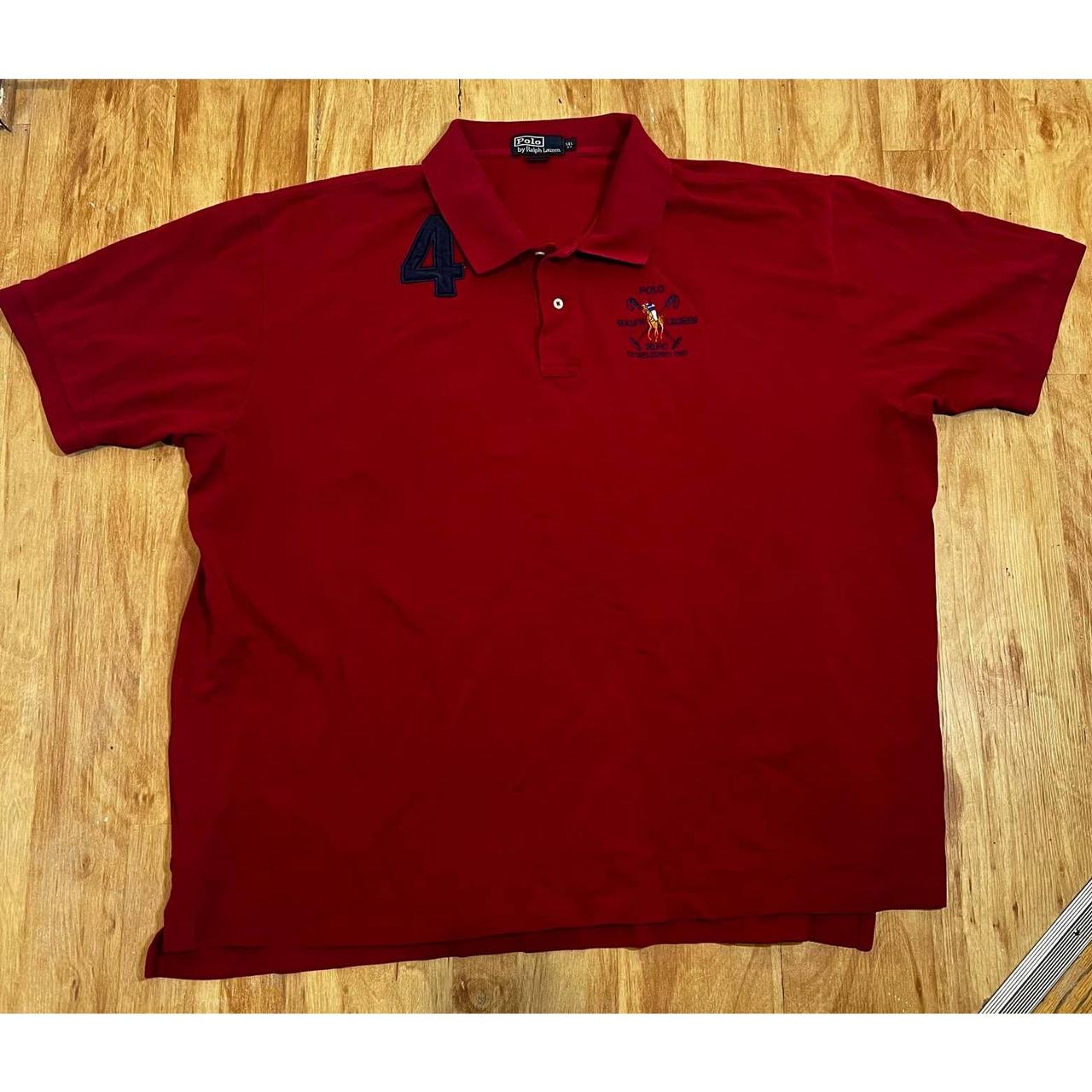 Polo Ralph Lauren Men's Red Polo-shirts | Depop