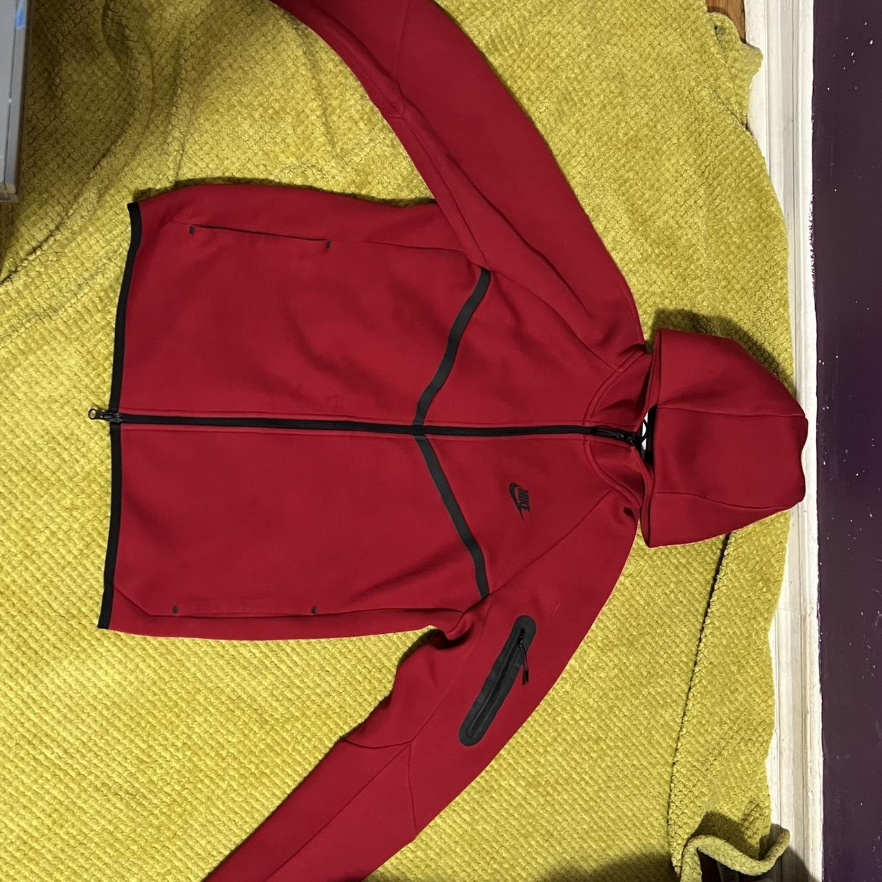 CASHAPP/APPLEPAY ONLY Red Nike Tech Fleece #fleece... - Depop