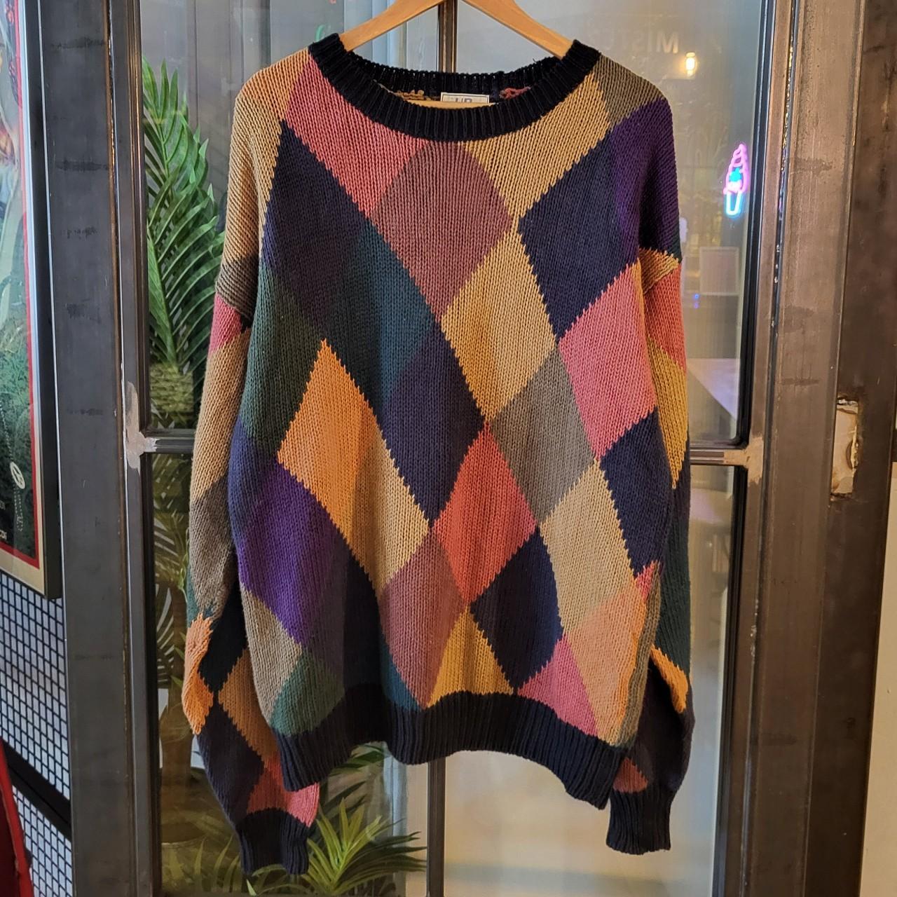 American Vintage Retro Orange Brown Green Purple Depop