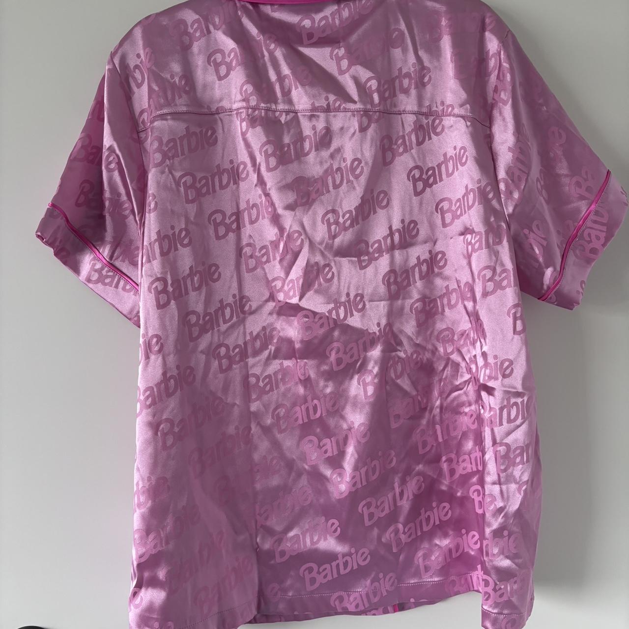 Peter Alexander Barbie Satin Pyjama Top Size XL - Depop