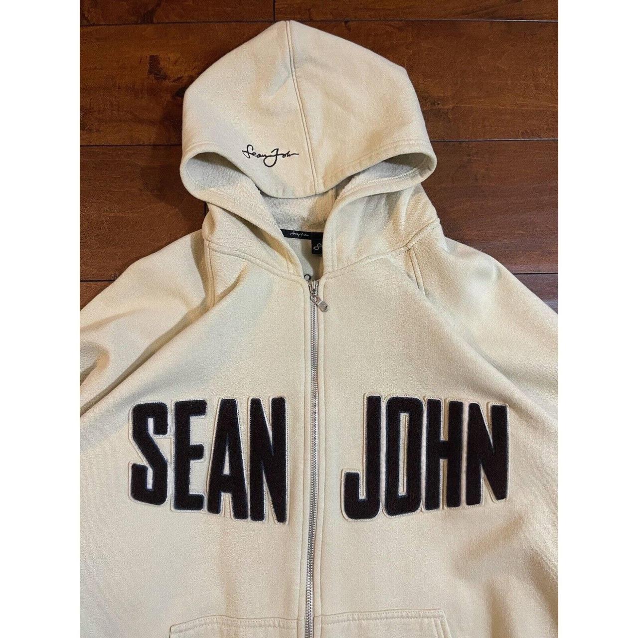 Rare Vintage Sean John Hoodie Sweatshirt Size 2XL... - Depop