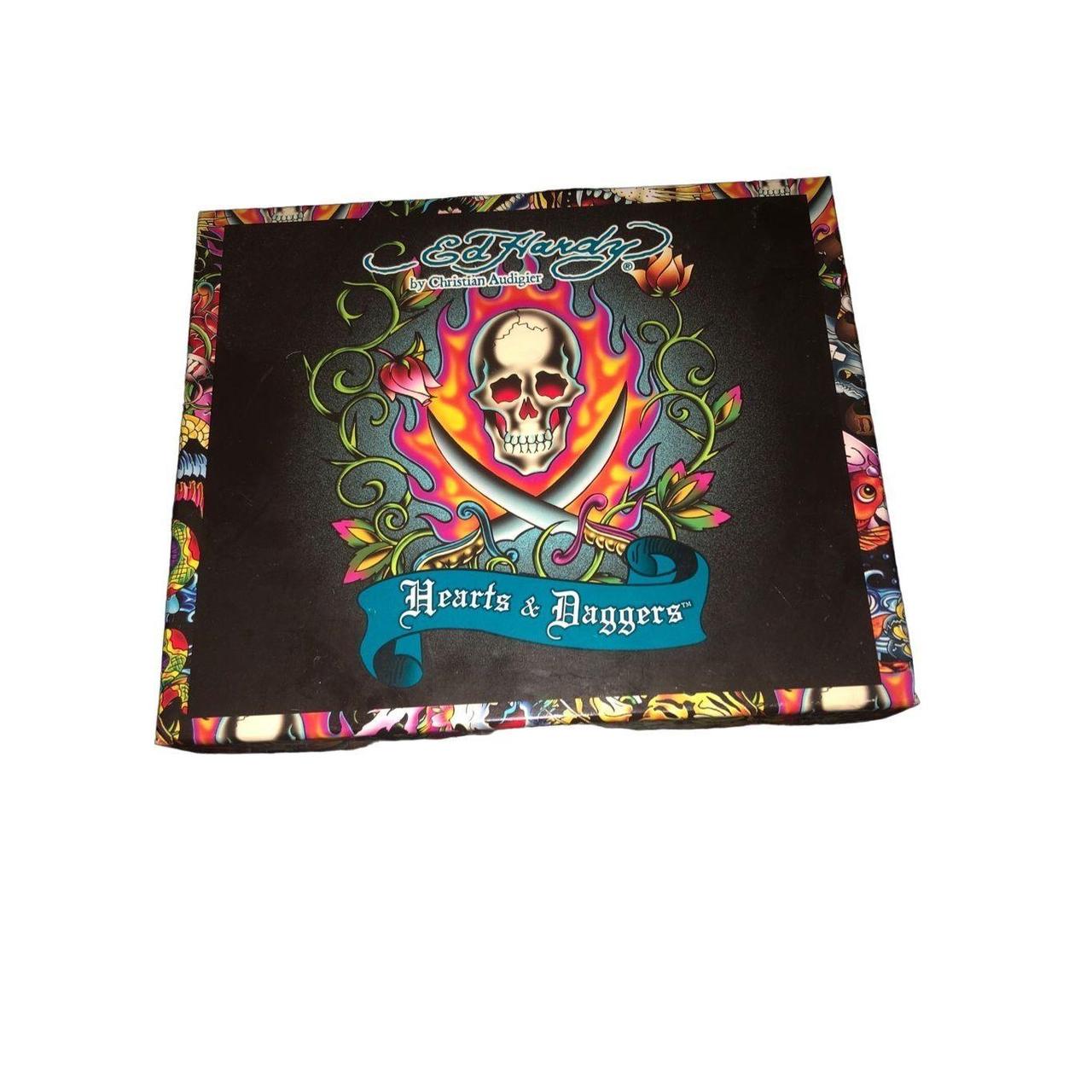 Vintage Ed Hardy cardboard cologne set box. Box... - Depop