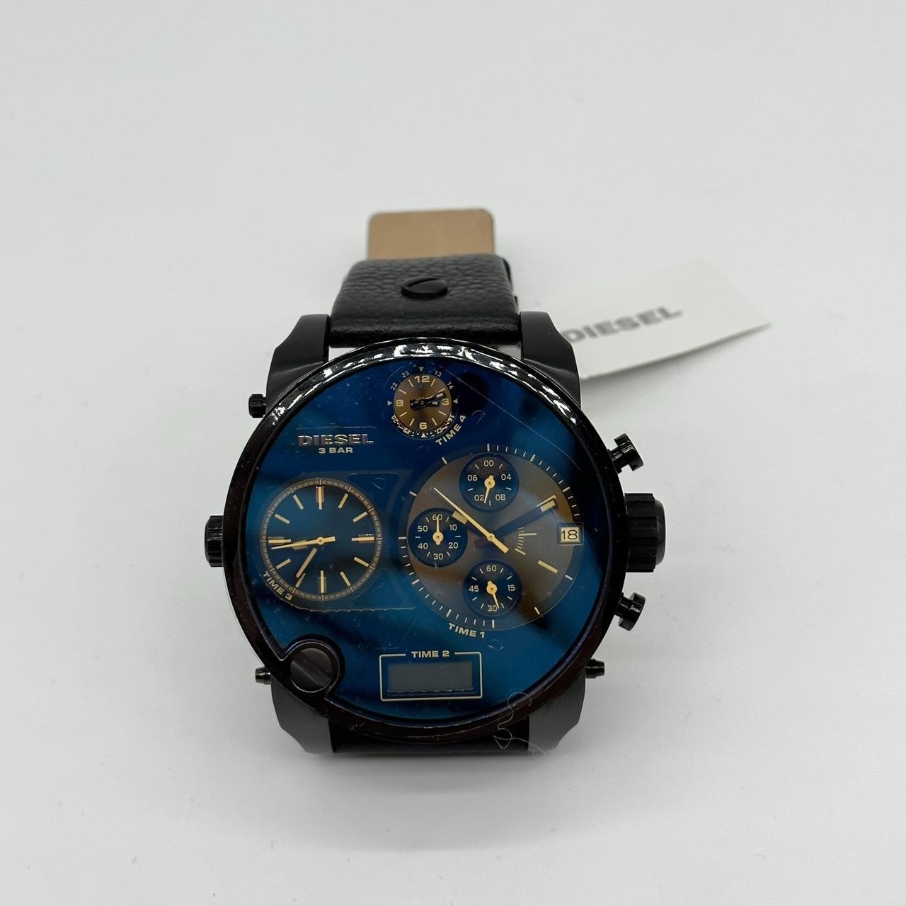 Diesel blue face watch, brand new with tags however... - Depop