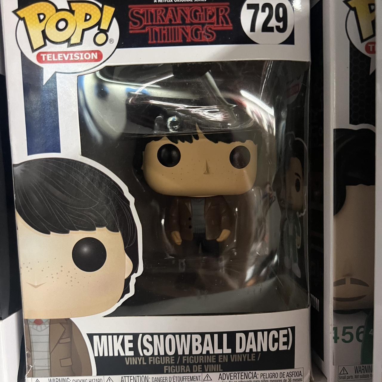 Stranger Things Funko Pop! Mike Wheeler as Snowball... - Depop