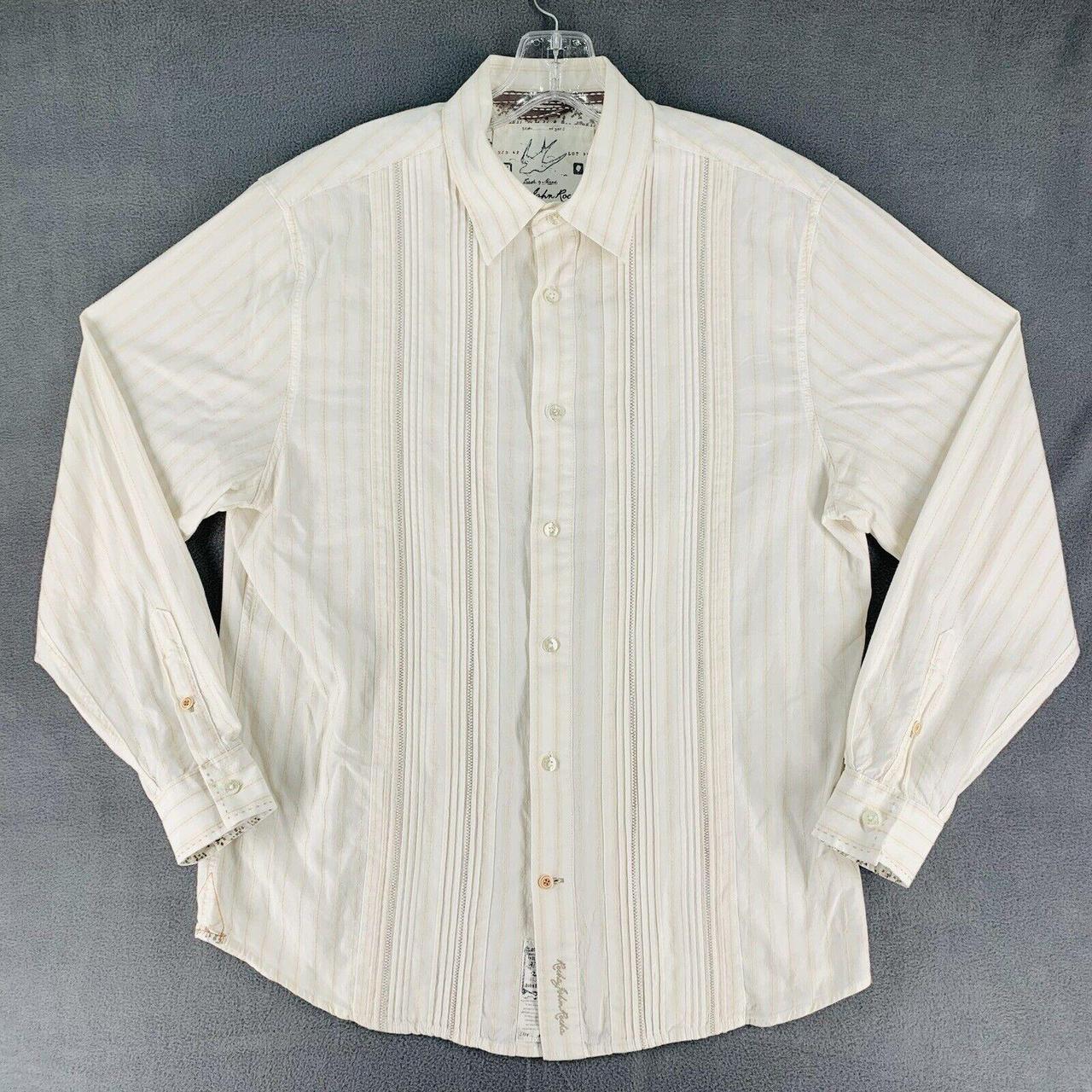 RJR Rocha John Rocha Shirt Adult XL White Button Up... - Depop