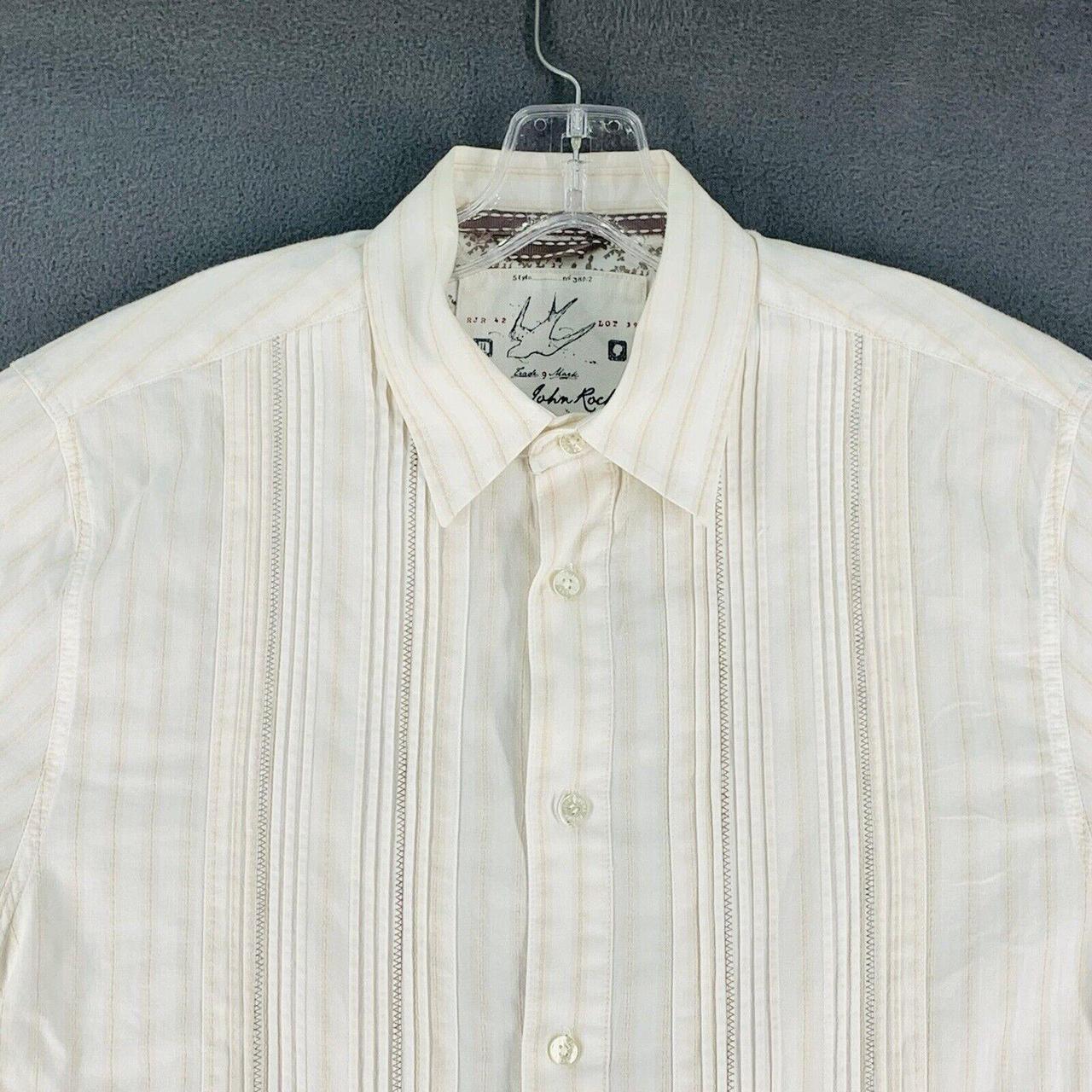 RJR Rocha John Rocha Shirt Adult XL White Button Up... - Depop