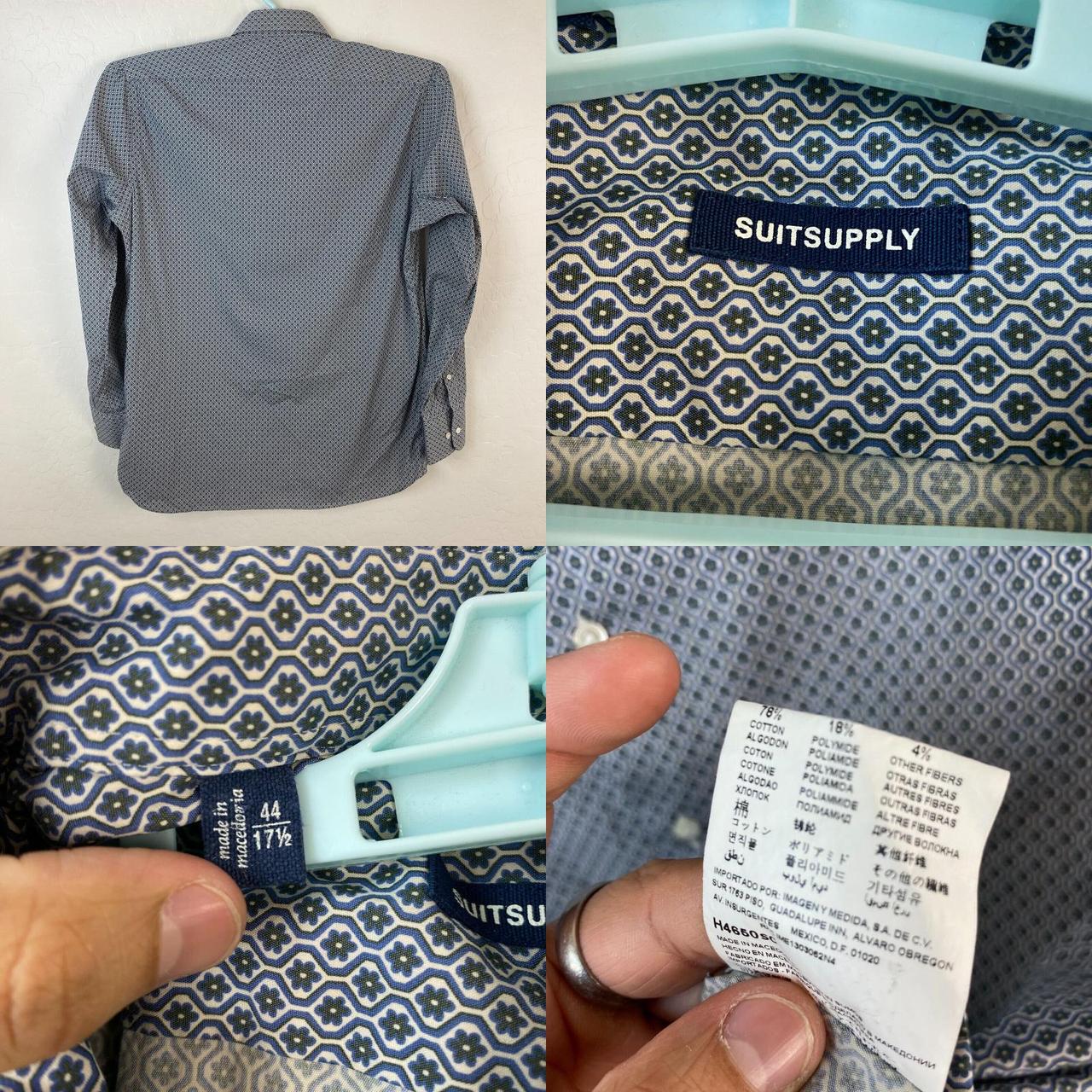 SuitSupply Button Up Shirt. Measurements Are In The... - Depop