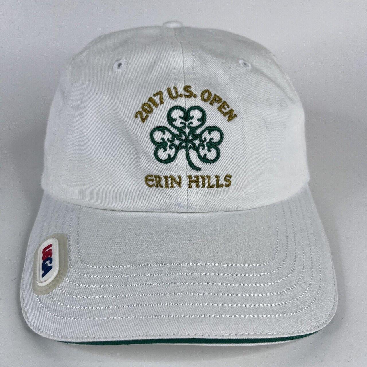 US Open Hat Cap Mens White Strapback 2017 Erin Hills... - Depop