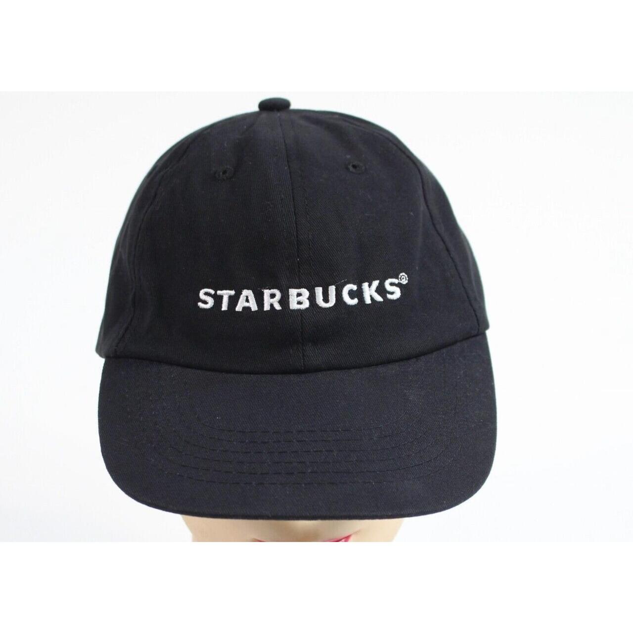 Black Starbucks Barista Employee Workers Uniform Hat... - Depop
