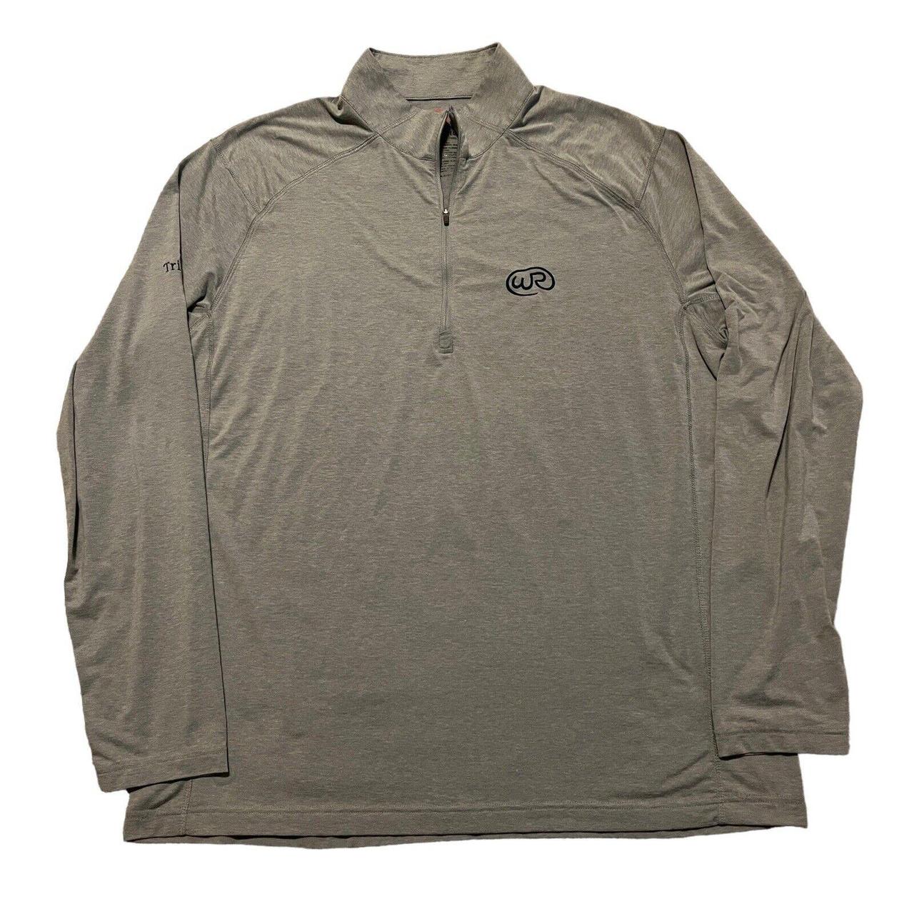 Travis Mathew Jacket Mens XXL 2XL Gray 1/4 Zip Golf... - Depop
