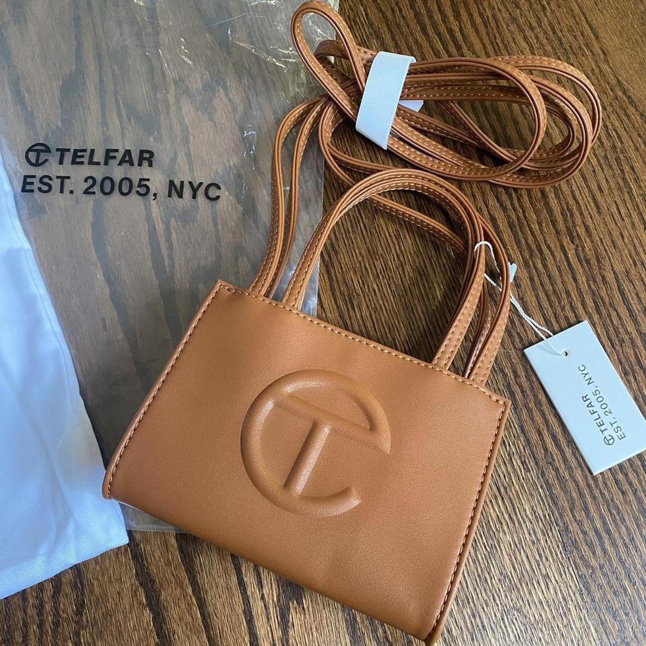 Telfar tan brown mini bag. Brand new with tags &... - Depop