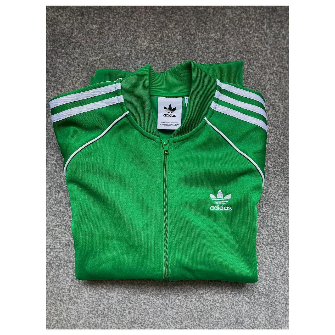 Adidas Track Jacket Green - Medium #adidas... - Depop