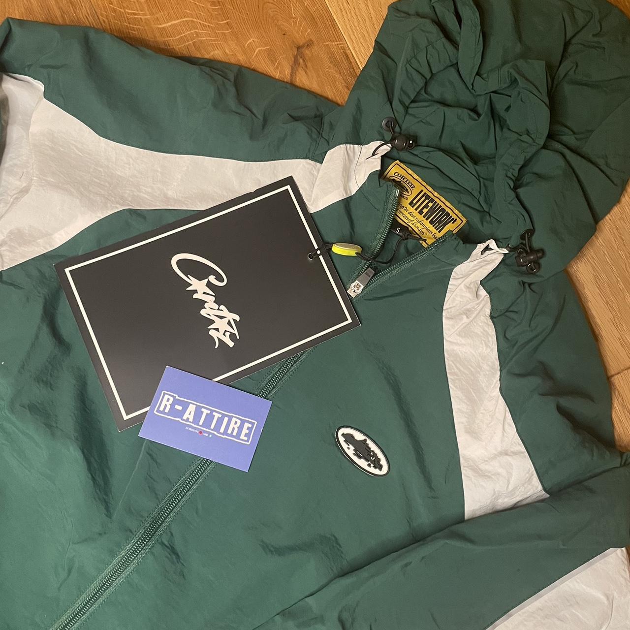 CORTEIZ CRTZ SPRING JACKET WINDBREAKER IN DARK GREEN... - Depop