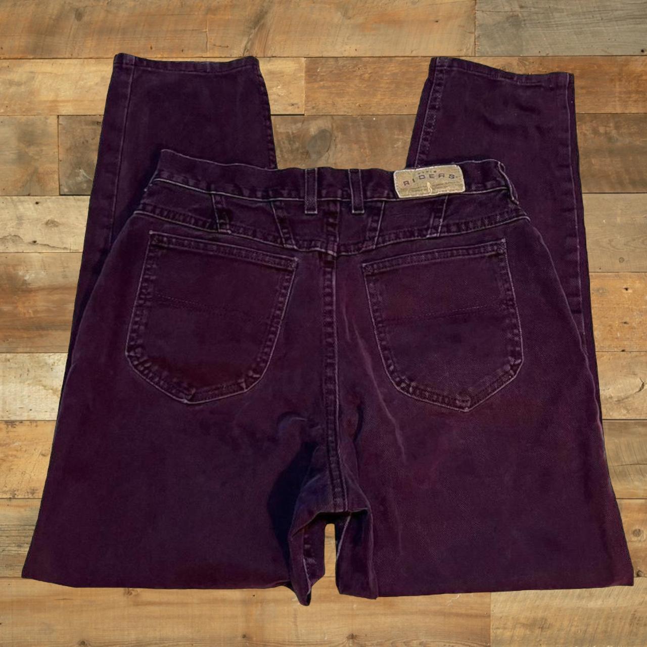 Vintage 90s Purple Riders Jeans High Rise Women’s... - Depop