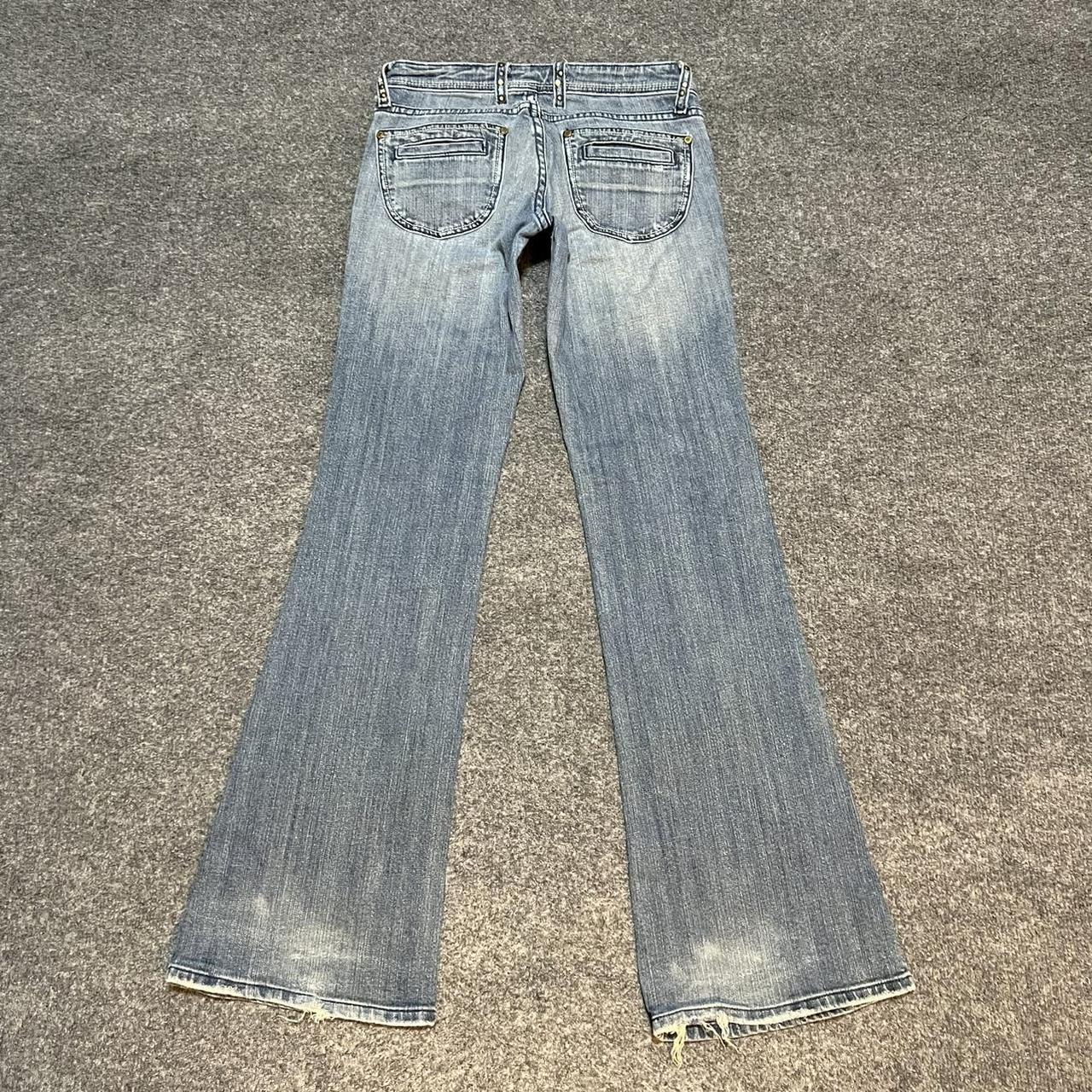 Miss Me Denim Flare Jeans Size 27 Waist:... - Depop