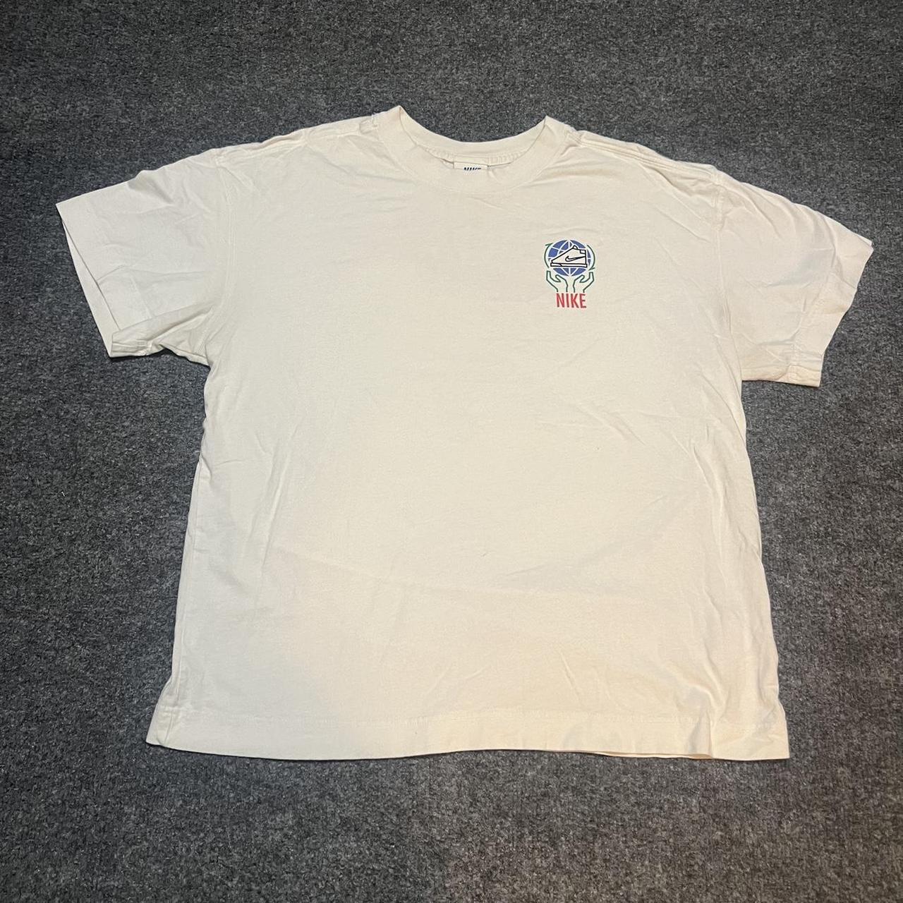 Vintage Nike Screen Print Tee Shirt Nike Screen... - Depop