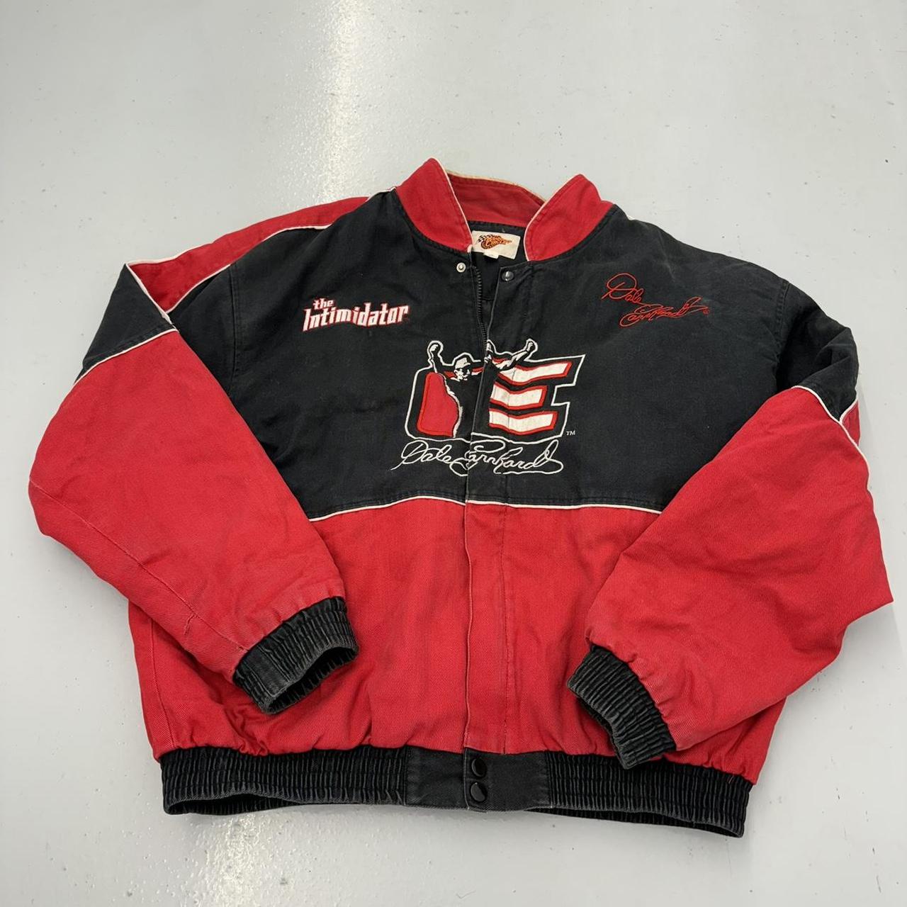 Dale Earnhardt Intimidator racing NASCAR jacket... - Depop