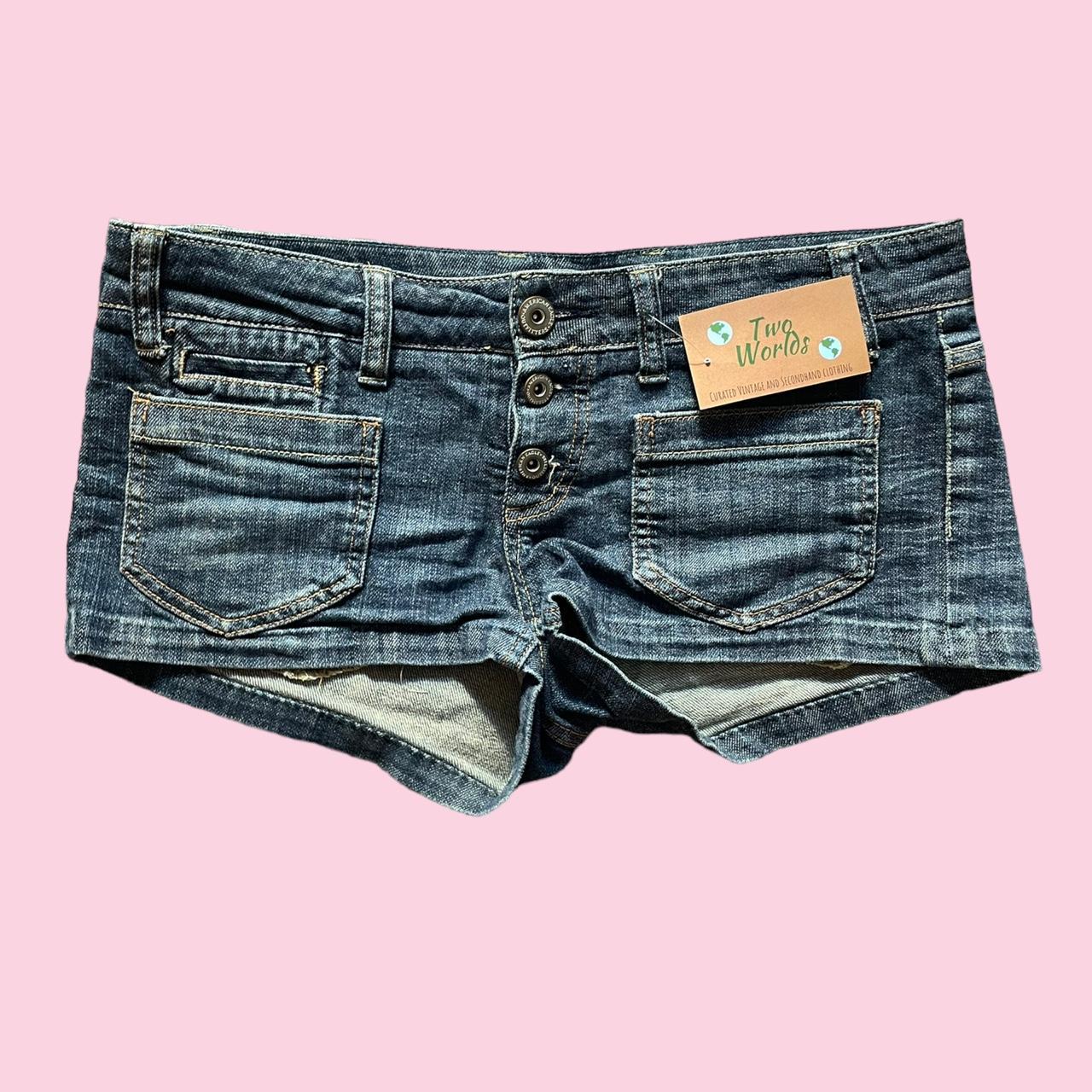 Super cute micro mini denim shorts😍 Brand: American... - Depop