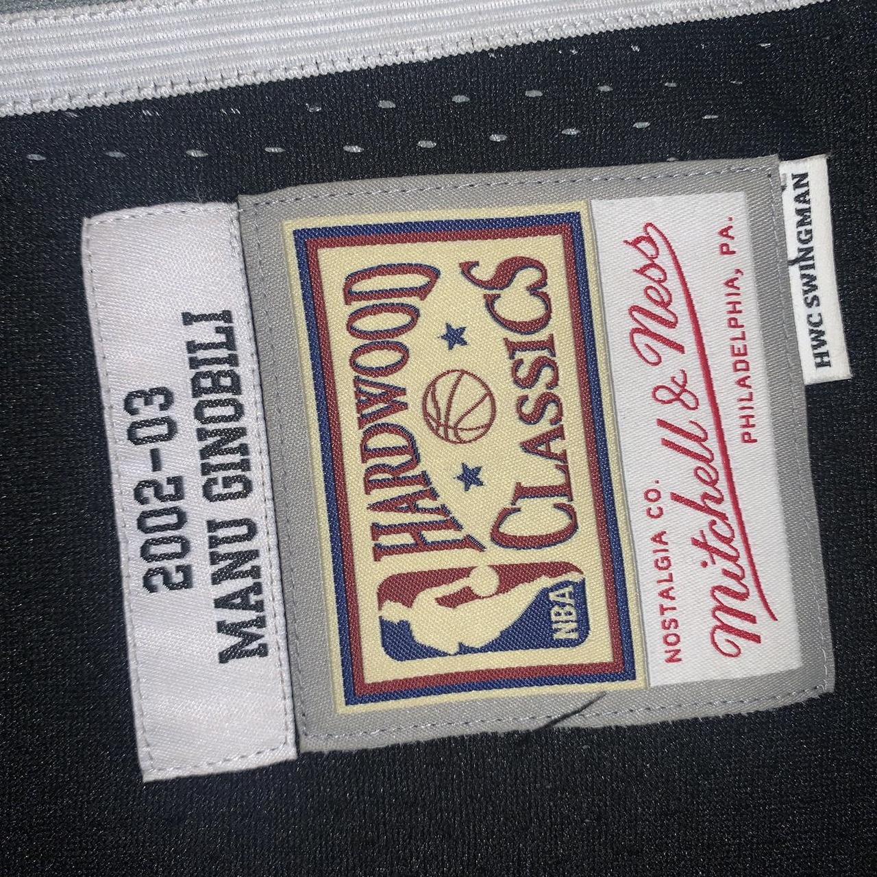 NBA Hardwood Classics Ginobili jersey size S Unworn - Depop
