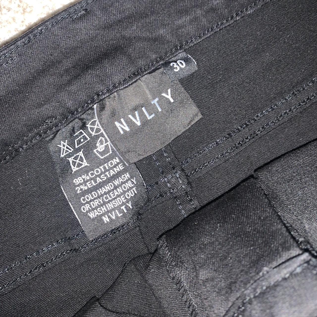 NVLTY black ripped jeans size 30 Unworn with tags... - Depop