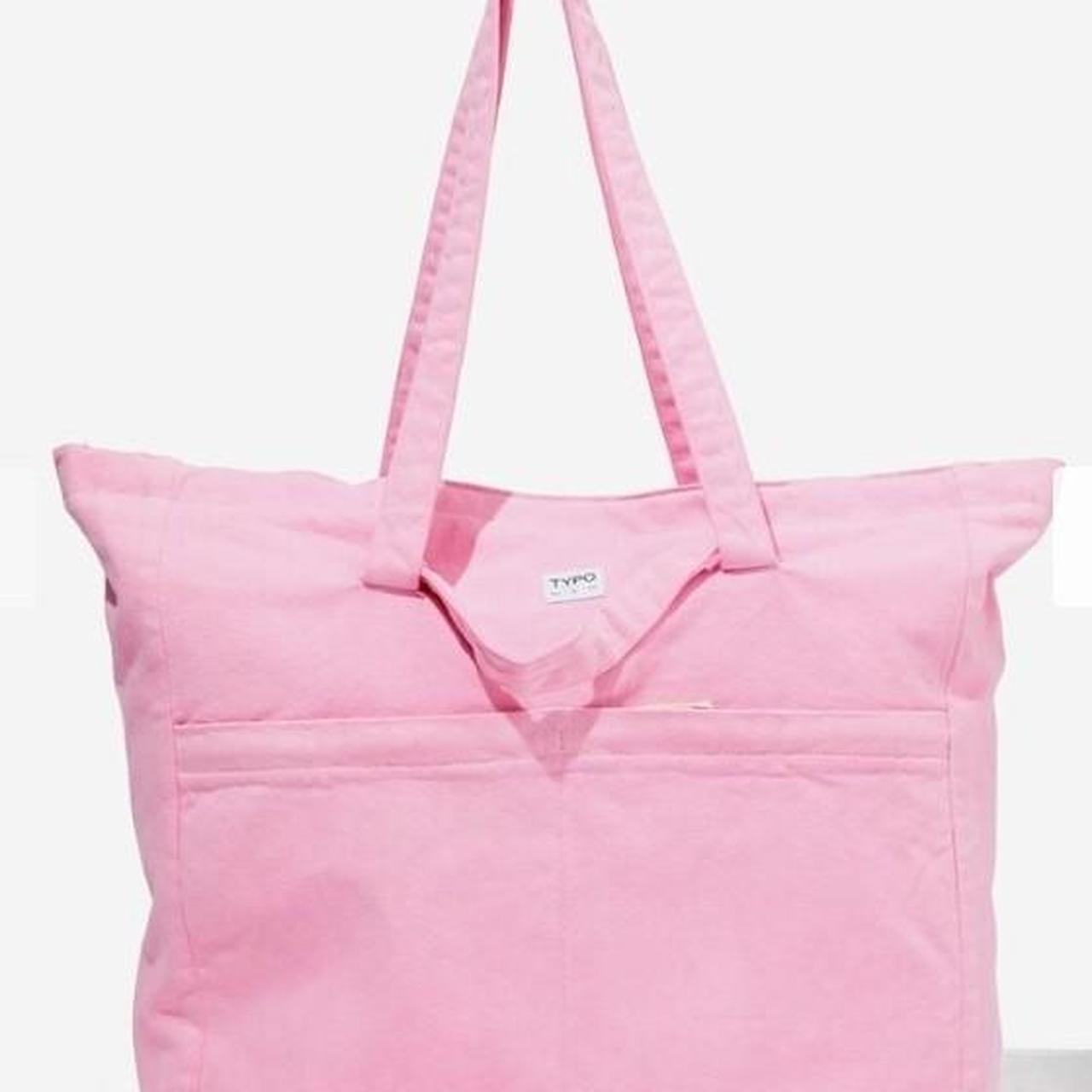 Brand new #typo #tote bag in pale pink with 3... - Depop