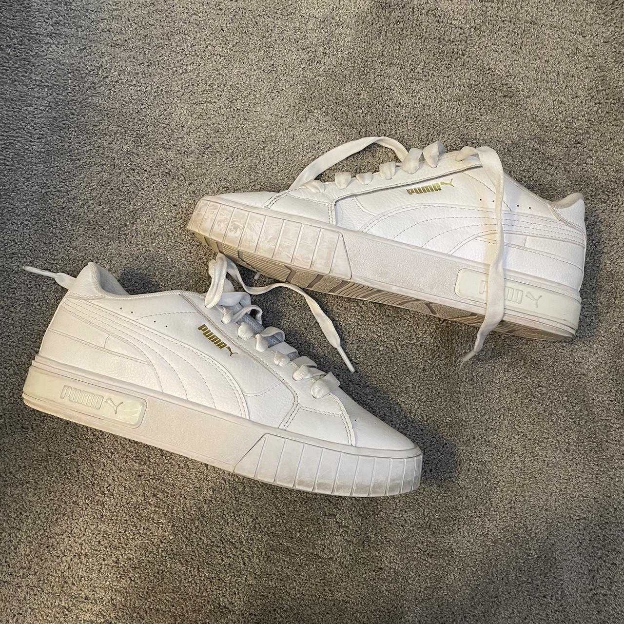 Puma Women's White Trainers | Depop