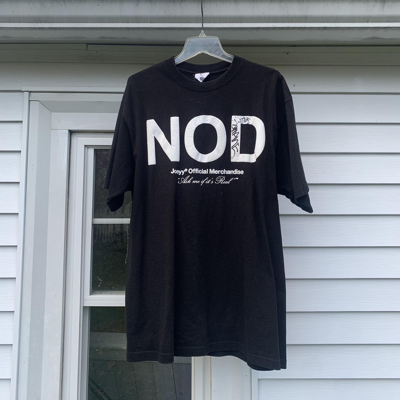 Joeyy “NOD” shirt signed by Joeyy & Woody at Shed... - Depop