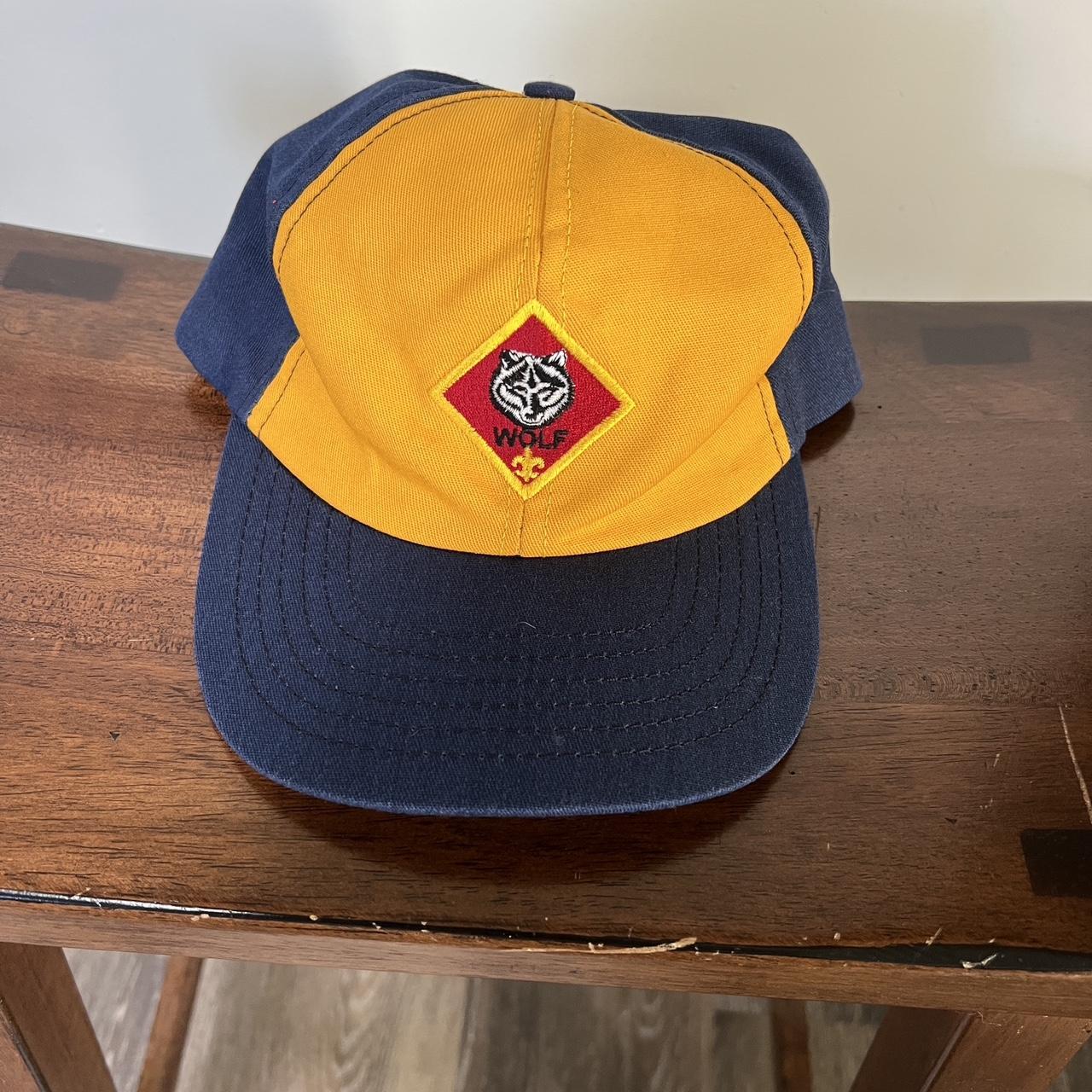 VINTAGE WOLF SCOUT HAT MADE IN THE USA - Depop