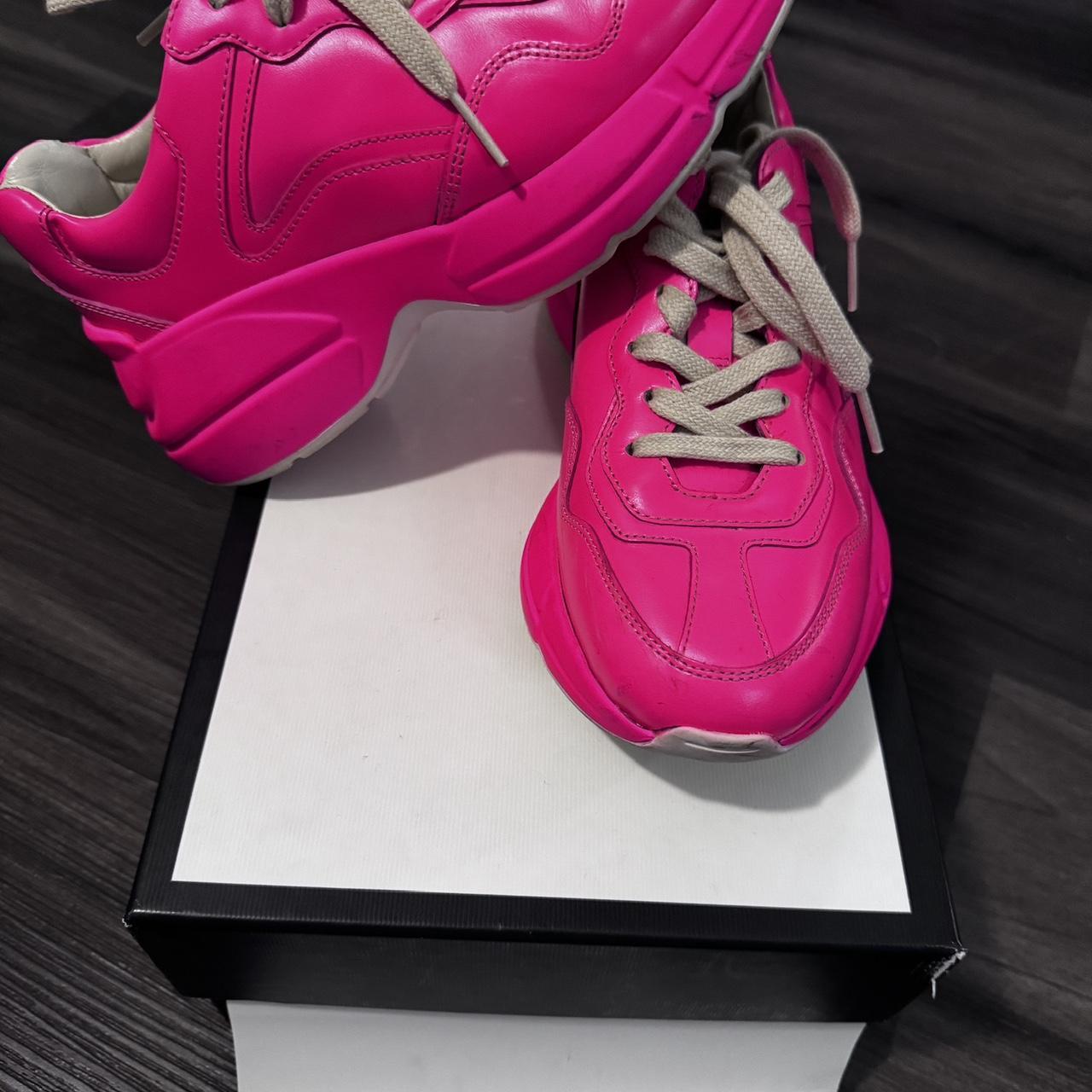 Pink Gucci Shoes! Only worn twice so still in great... | Depop