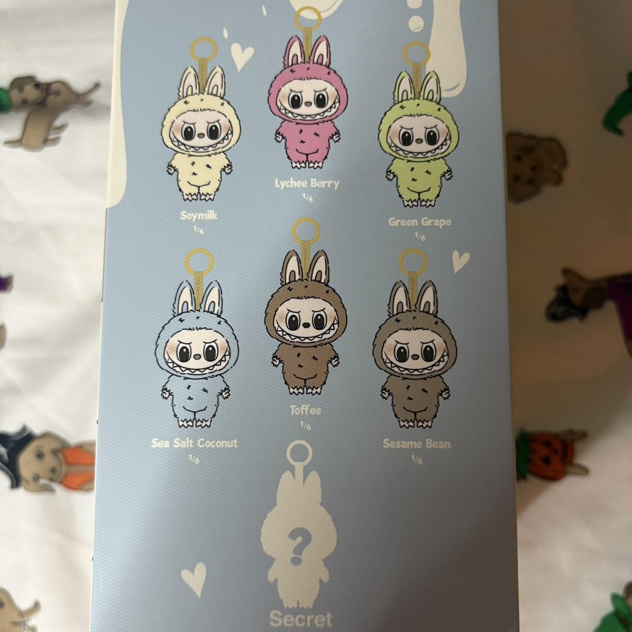 💚 exciting macaron labubu (standing keychain)! 🩷 ~... | Depop