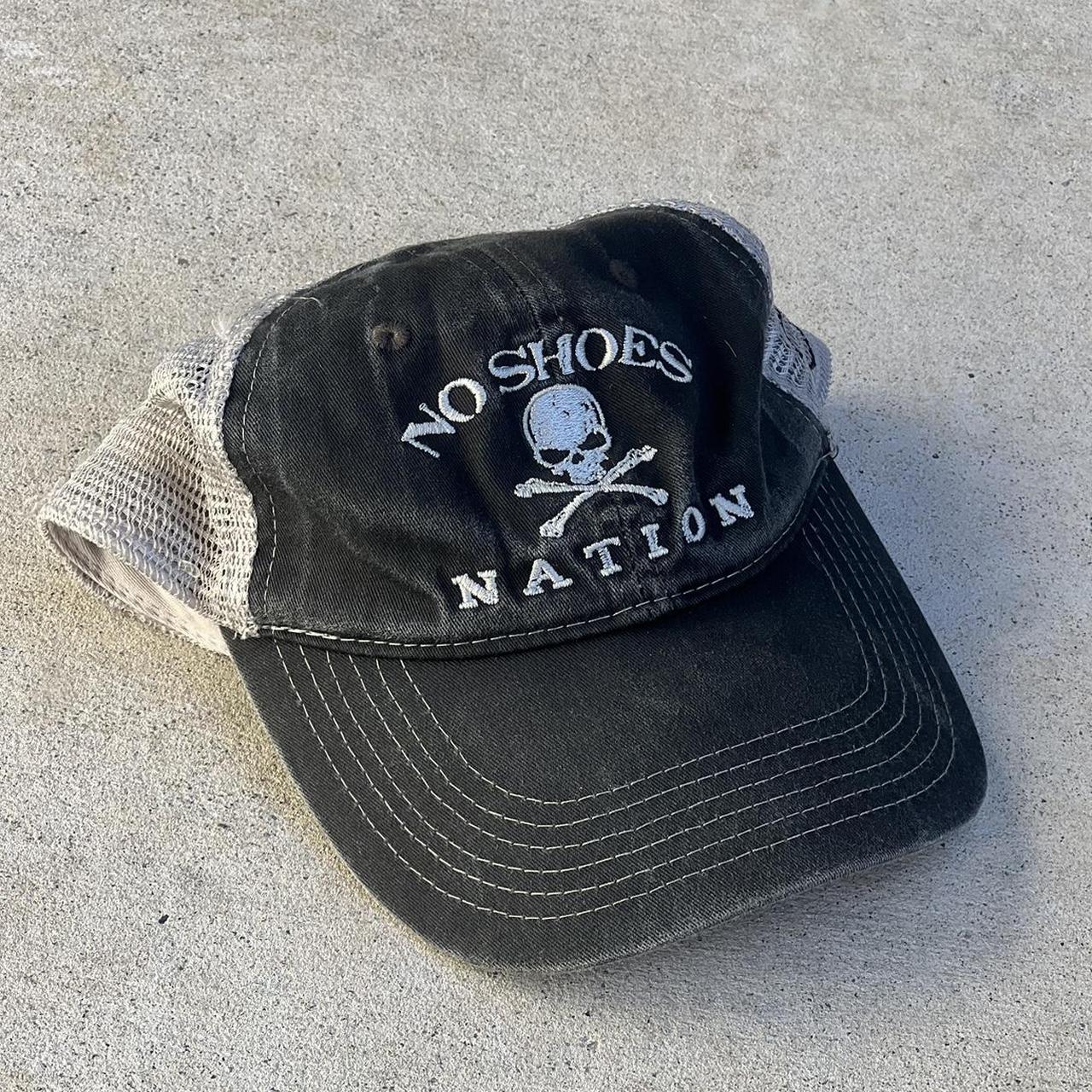 NO SHOES HAT Mesh back Shallow fitted Worn well - Depop