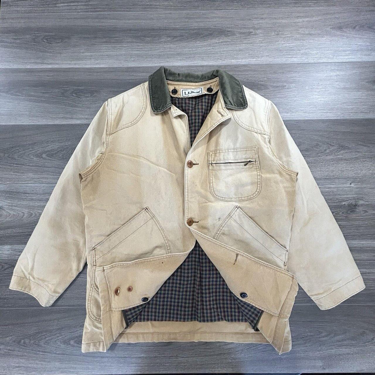 Vintage LL Bean Barn Jacket Chore Coat Adult Large... | Depop