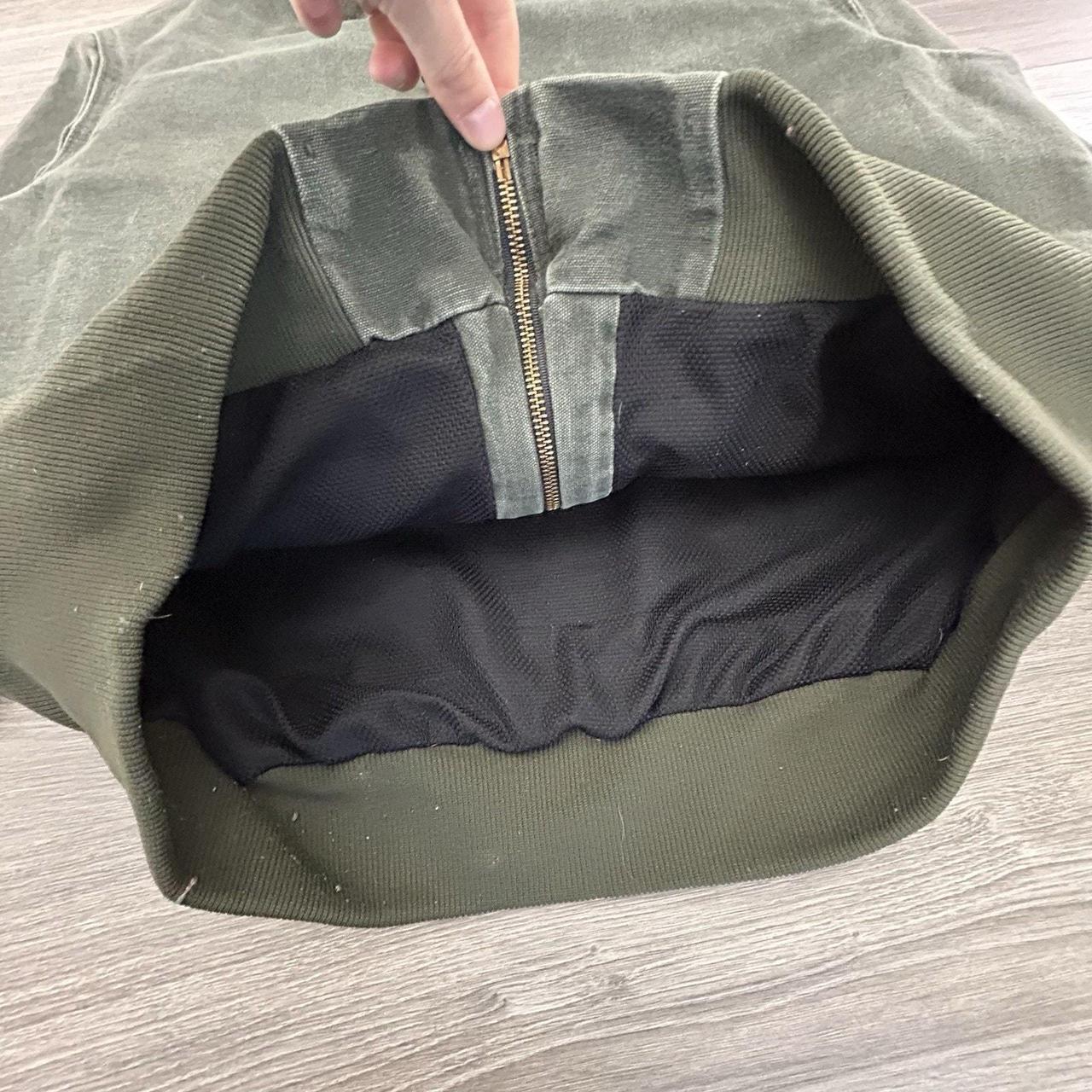 Vintage Carhartt Jacket Adult Large J130 MOS Moss... | Depop