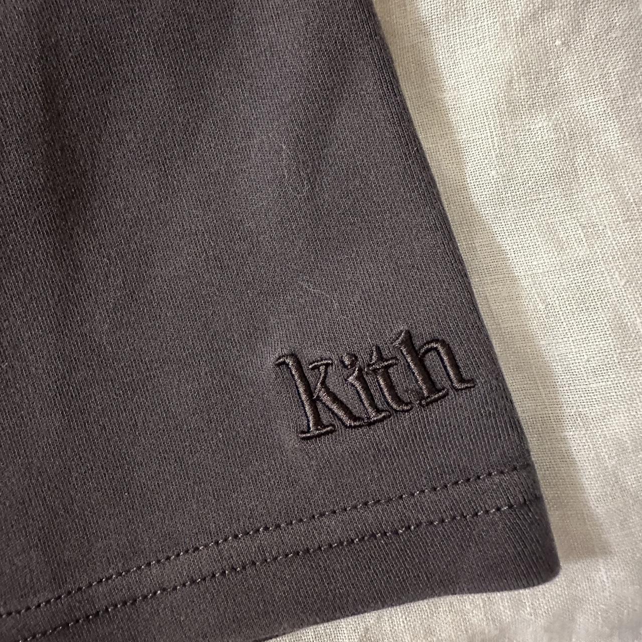 Dark gray kith biker shorts. Lightly worn. Size xs. - Depop