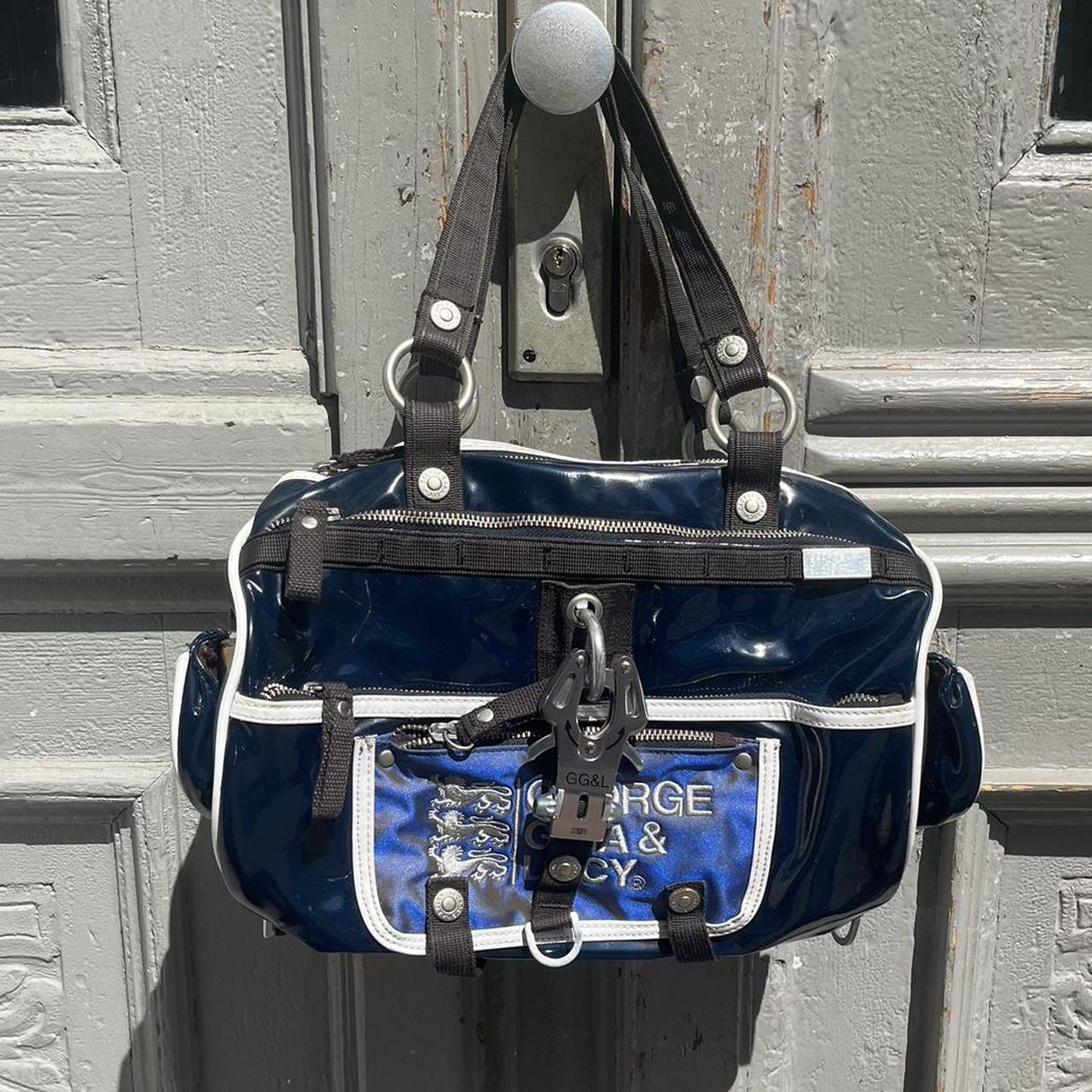 Black and Blue GGL bag #GGLbag #GGL #streetwear - Depop