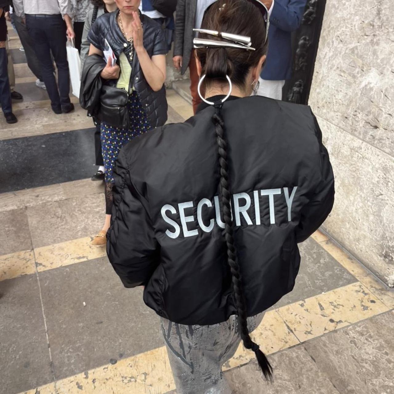 Stunning pilot bomber-Jacke SECURITY military... - Depop