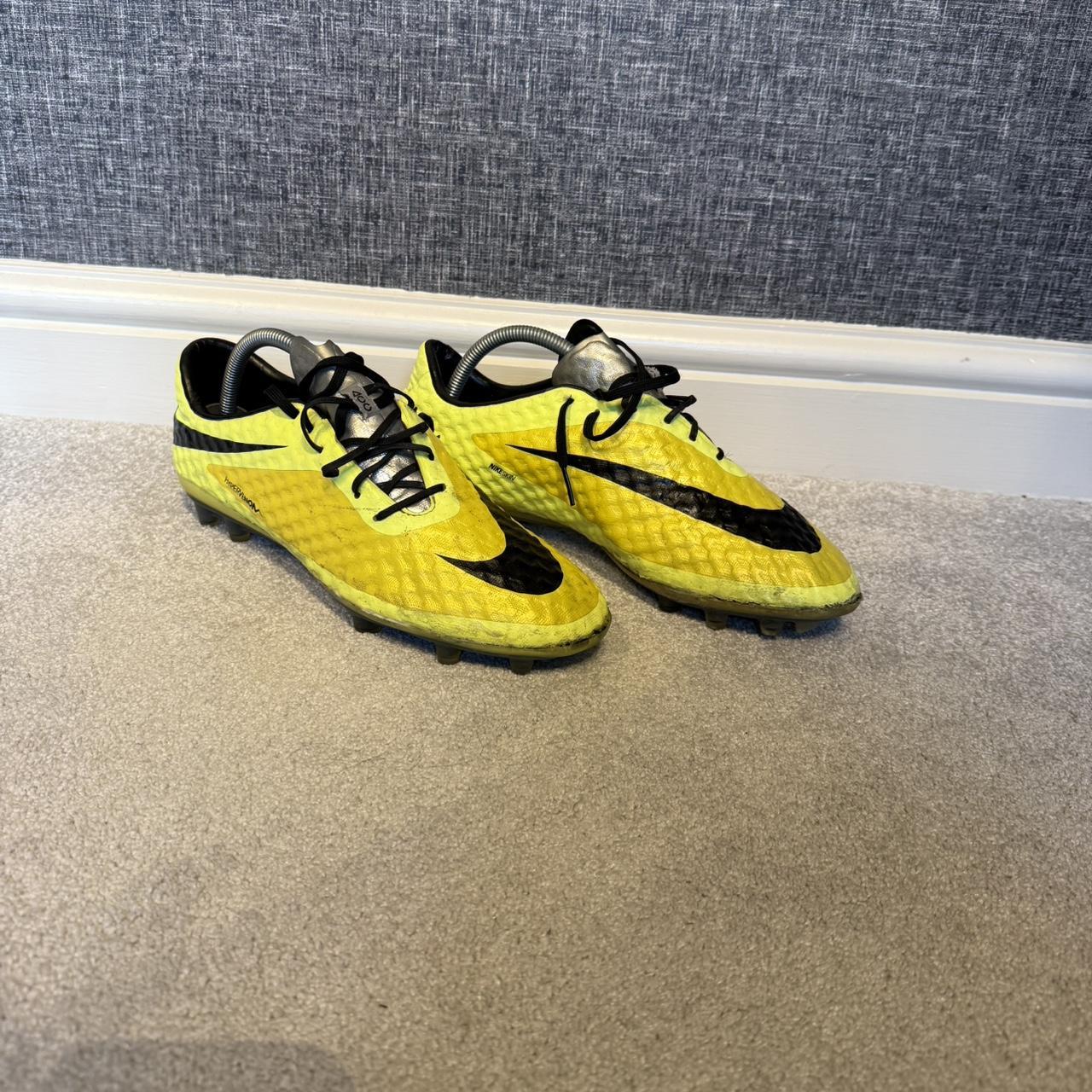 Yellow Nike hypervenom phantom 1 Uk 8.5 Small sole... | Depop