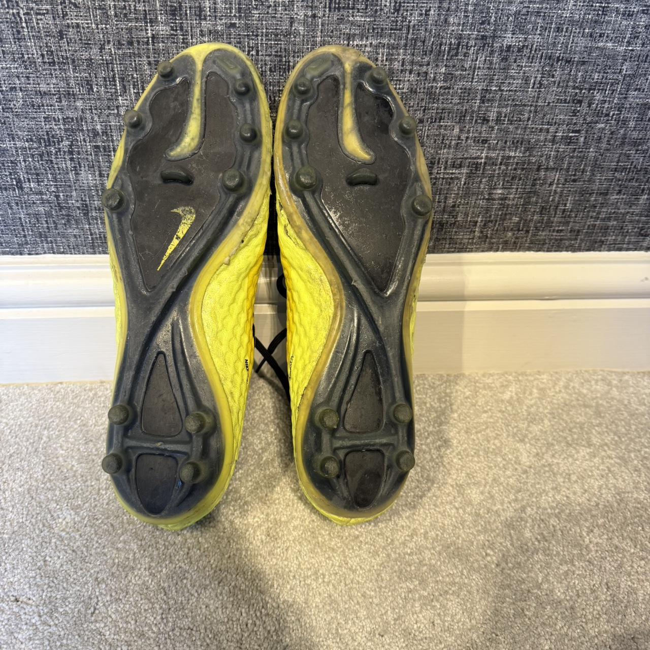 Yellow Nike hypervenom phantom 1 Uk 8.5 Small sole... | Depop