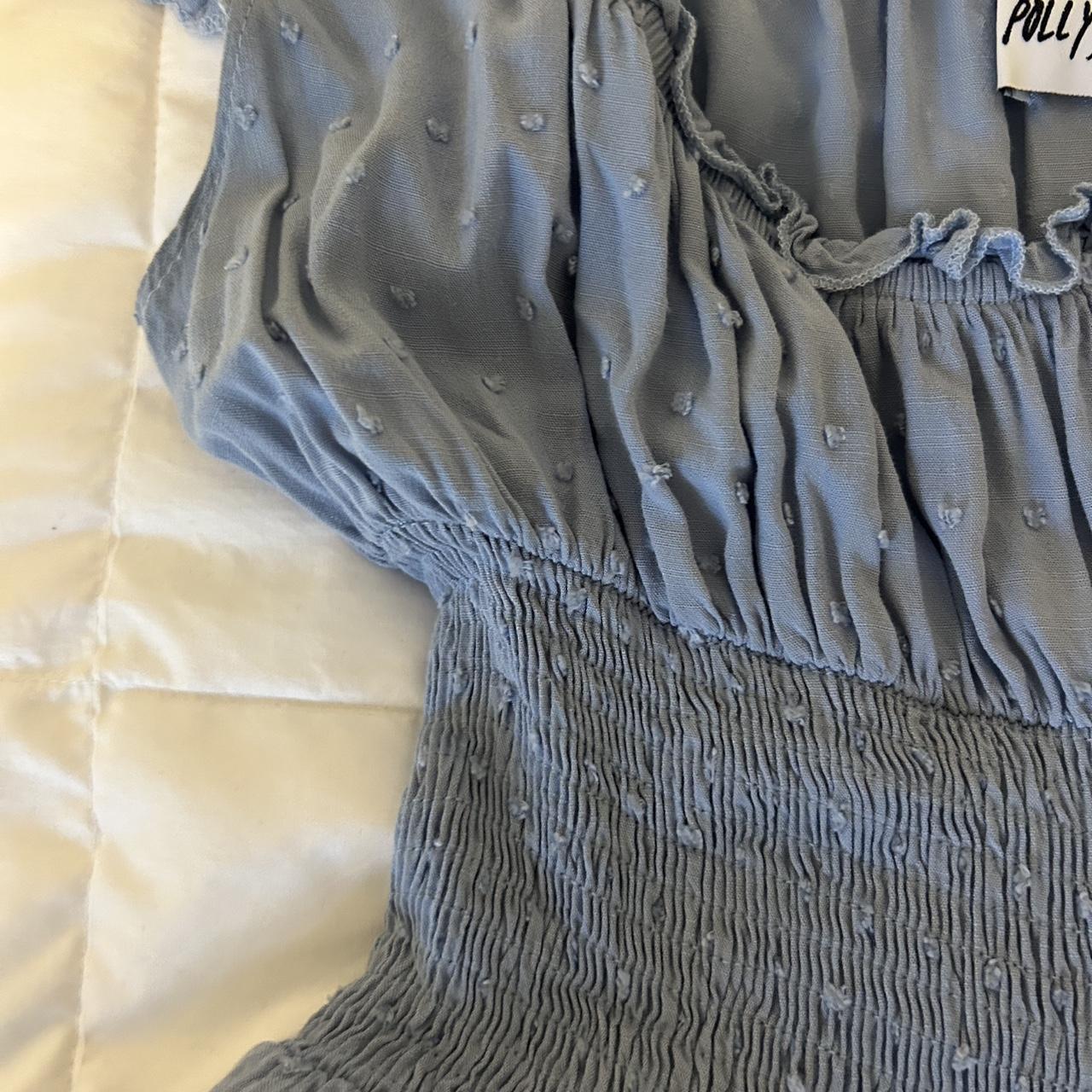 Light blue princess Polly romper only worn once no... | Depop