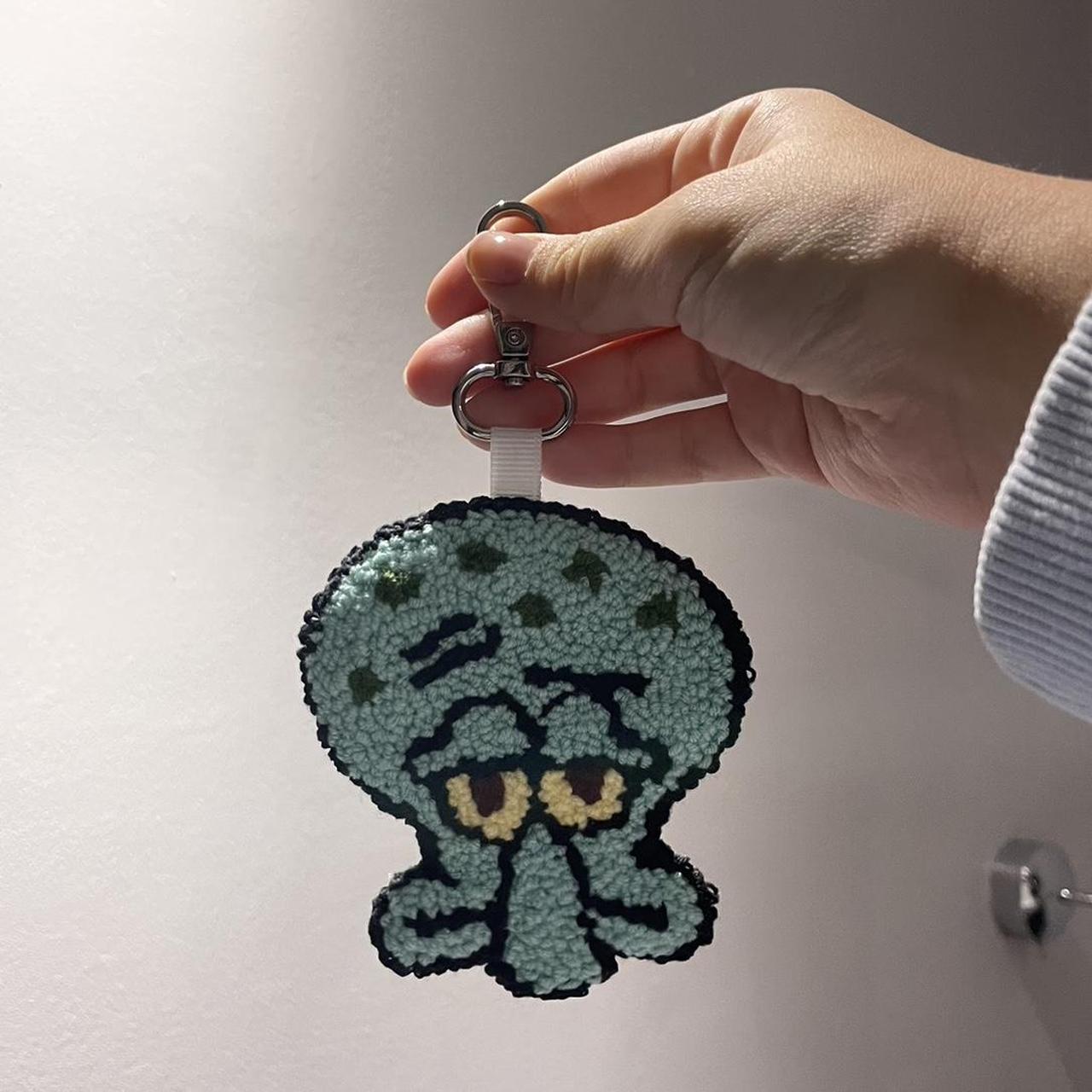 Handmade Squidward Spongebob Keychain Handmade by... - Depop