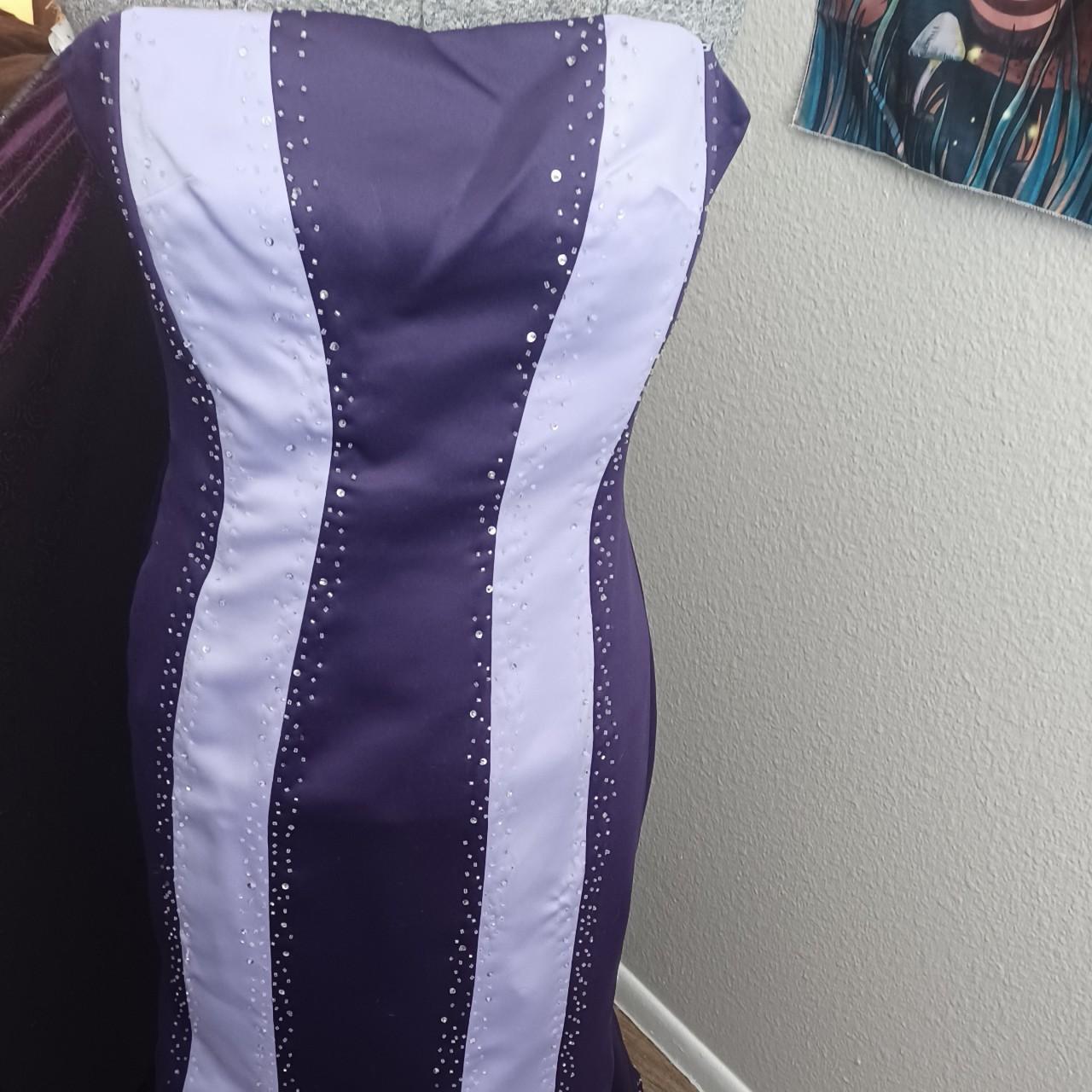 Vintage early 2000s Purple Prom Dress. Made by Niki... - Depop