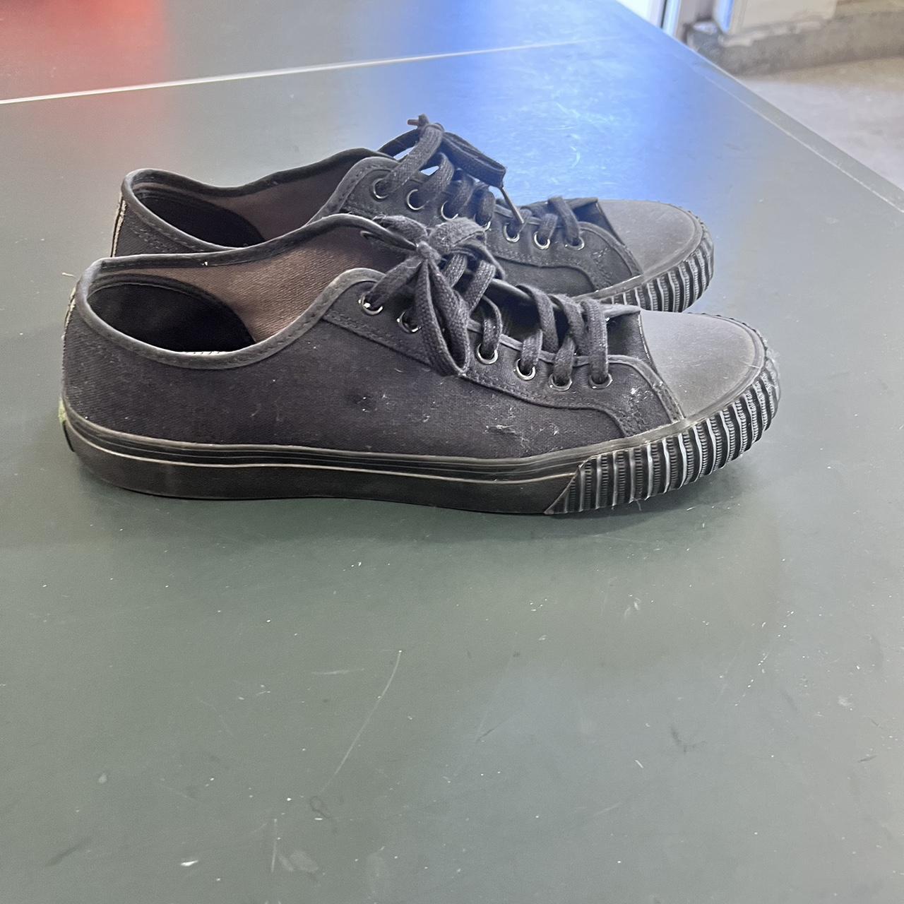 Black PF Flyers low tops. Size 13 M | #grunge... - Depop