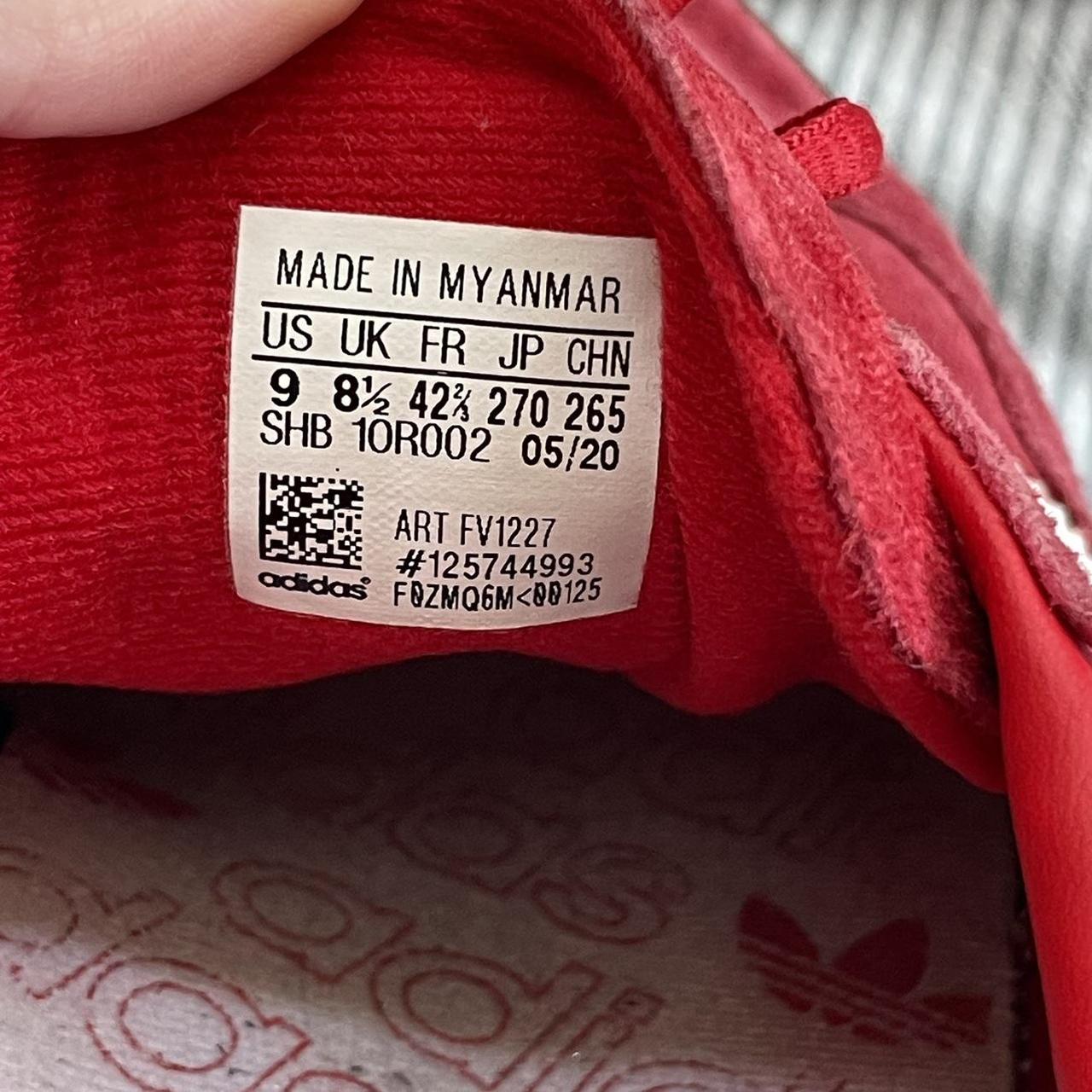 Red Adidas Spezial Amazing condition, very little... - Depop