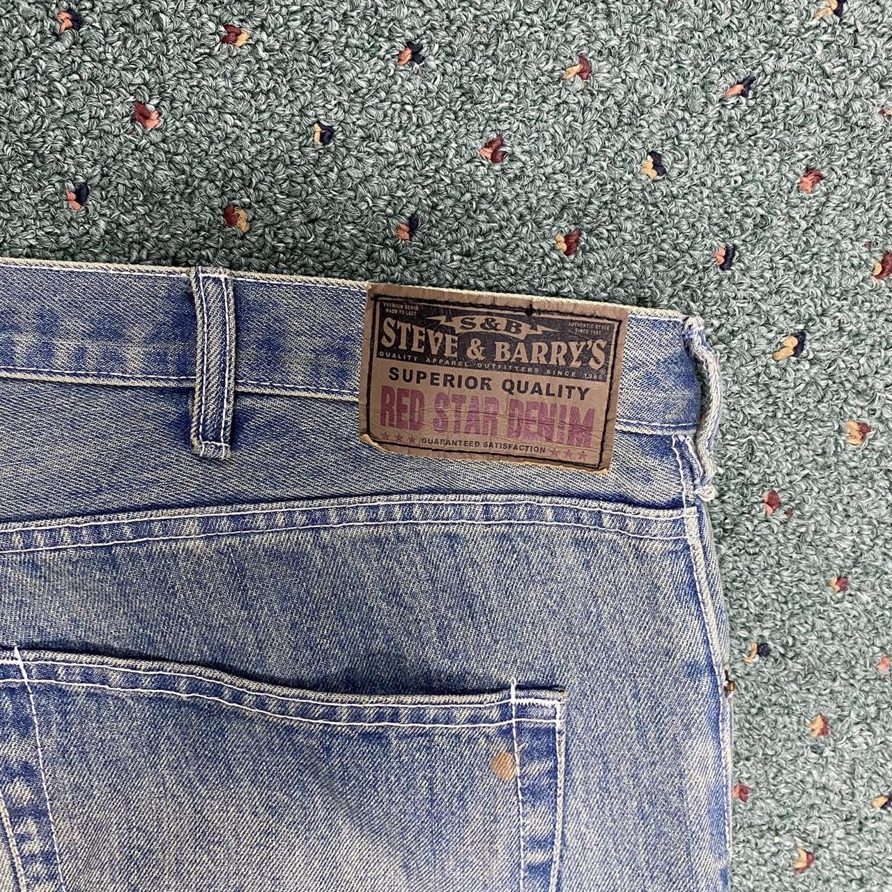 Steve & Barry’s jeans Baggy and faded Fit super... - Depop
