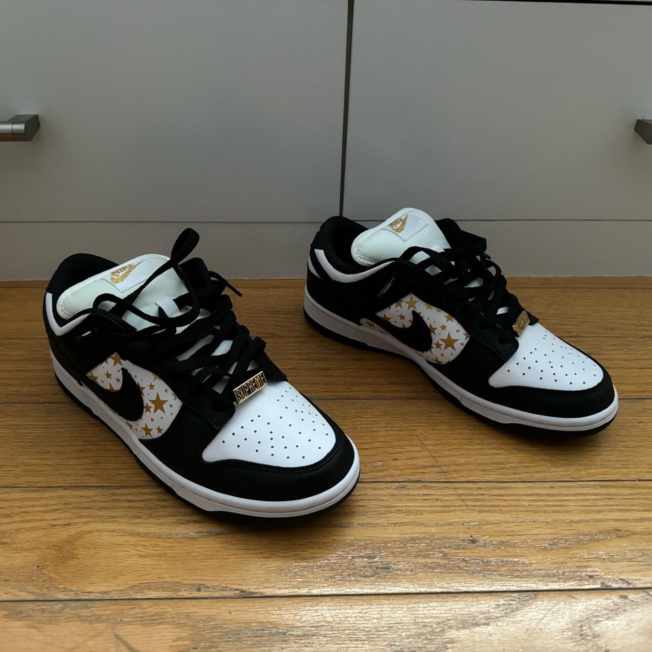 nike supreme sb dunks size 7.5. comes with tag and... - Depop
